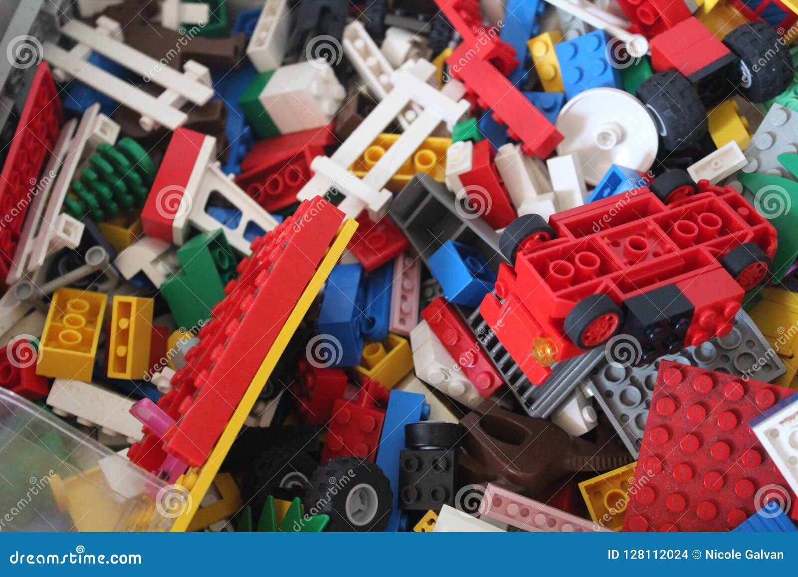 Lego block editorial stock image. Image of lego, brick - 128112024