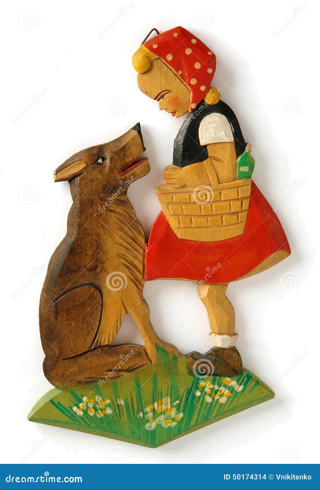 Toy Little Red Riding Hood stockfoto. Bild von zeichen - 50174314