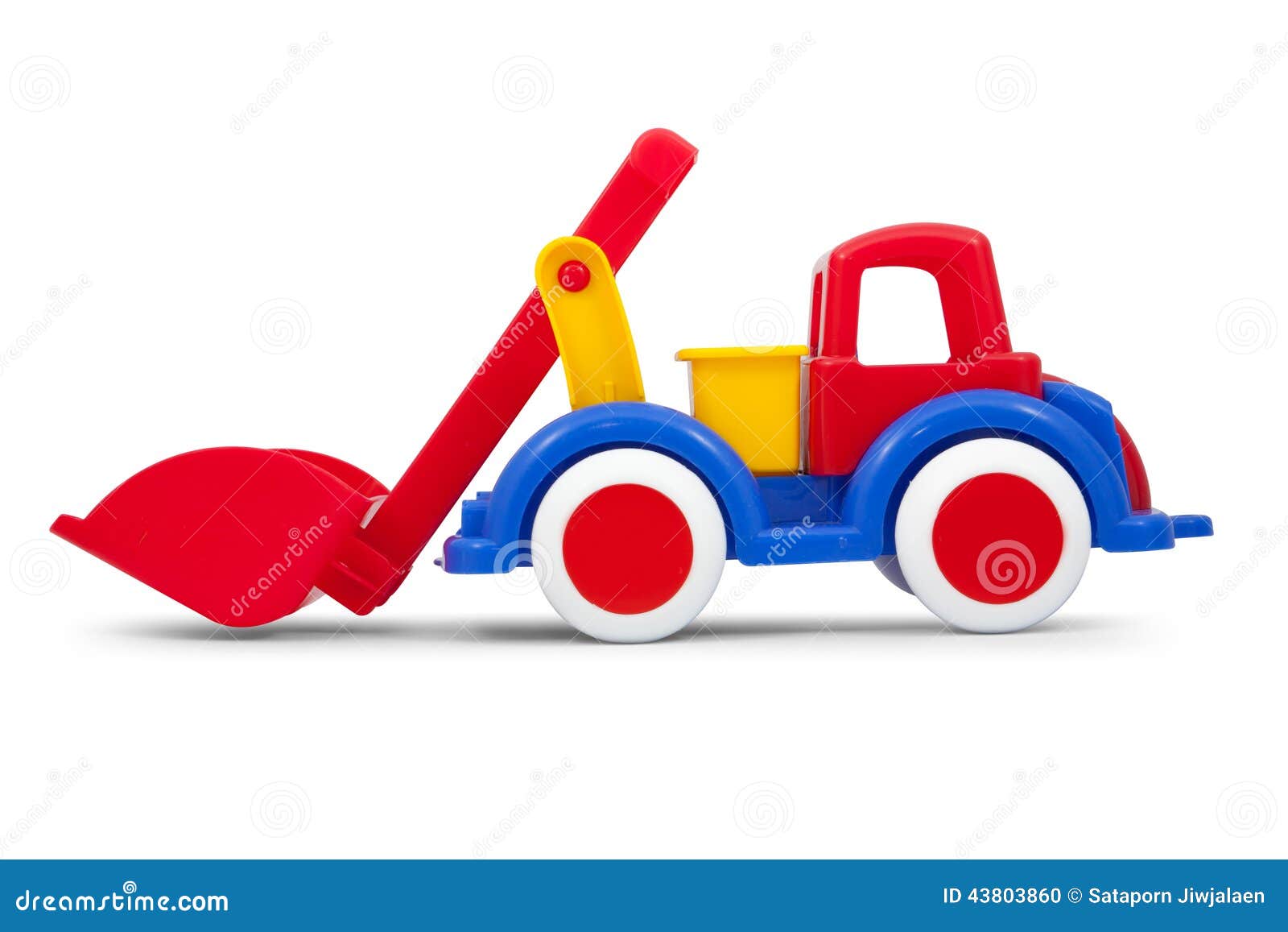 Toy loader stock photo. Image of child, colorful, industrial - 43803860