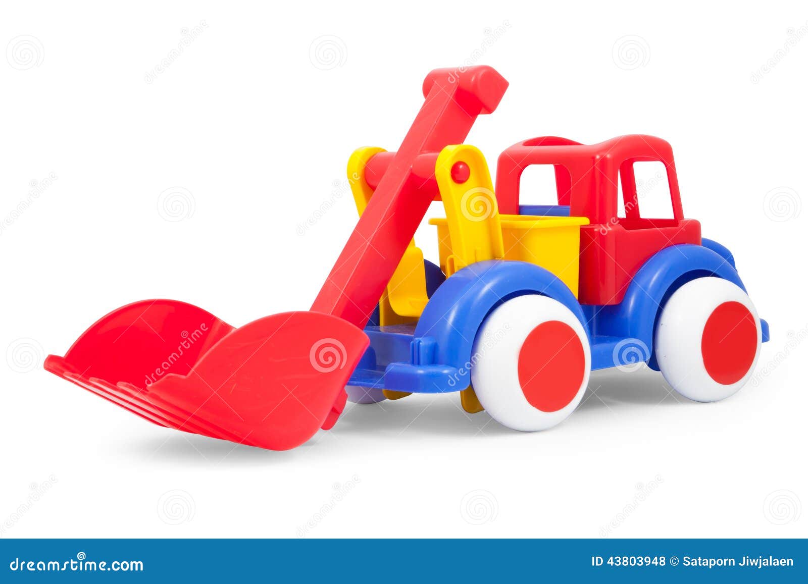 Toy loader stock photo. Image of work, scoop, wheel, power - 43803948
