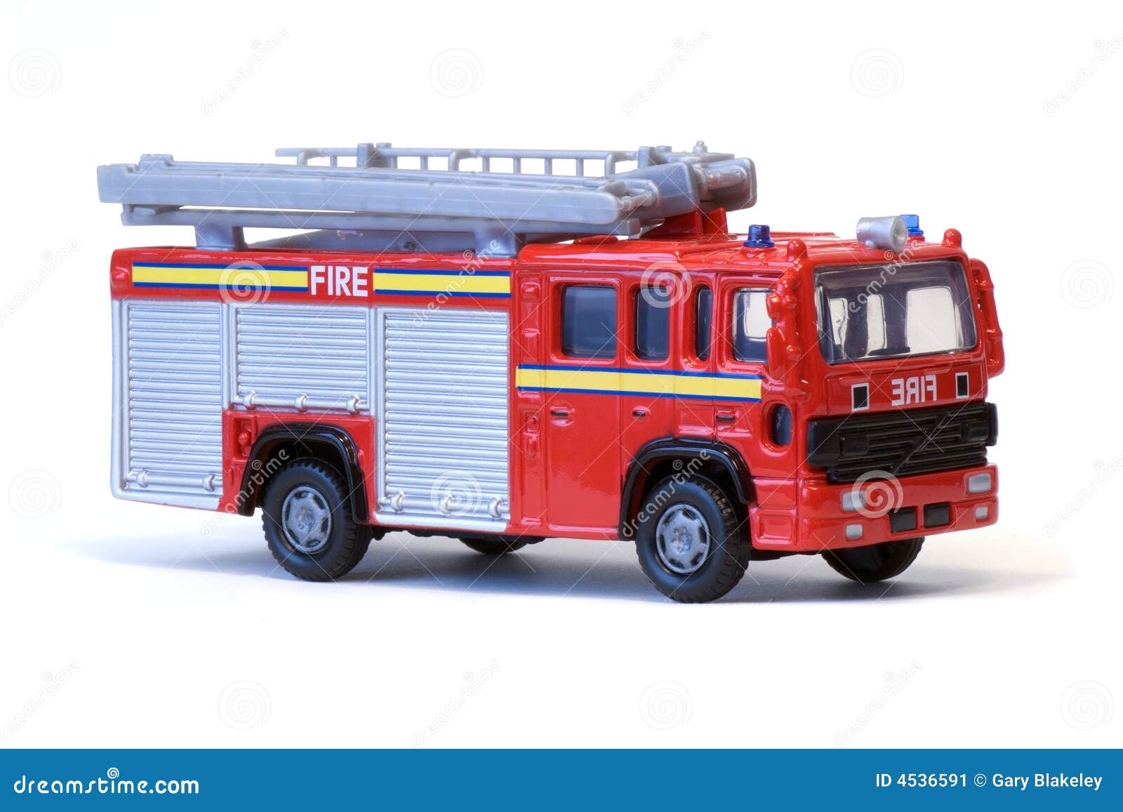 Toy London Fire Engine stock image. Image of blue, british - 4536591