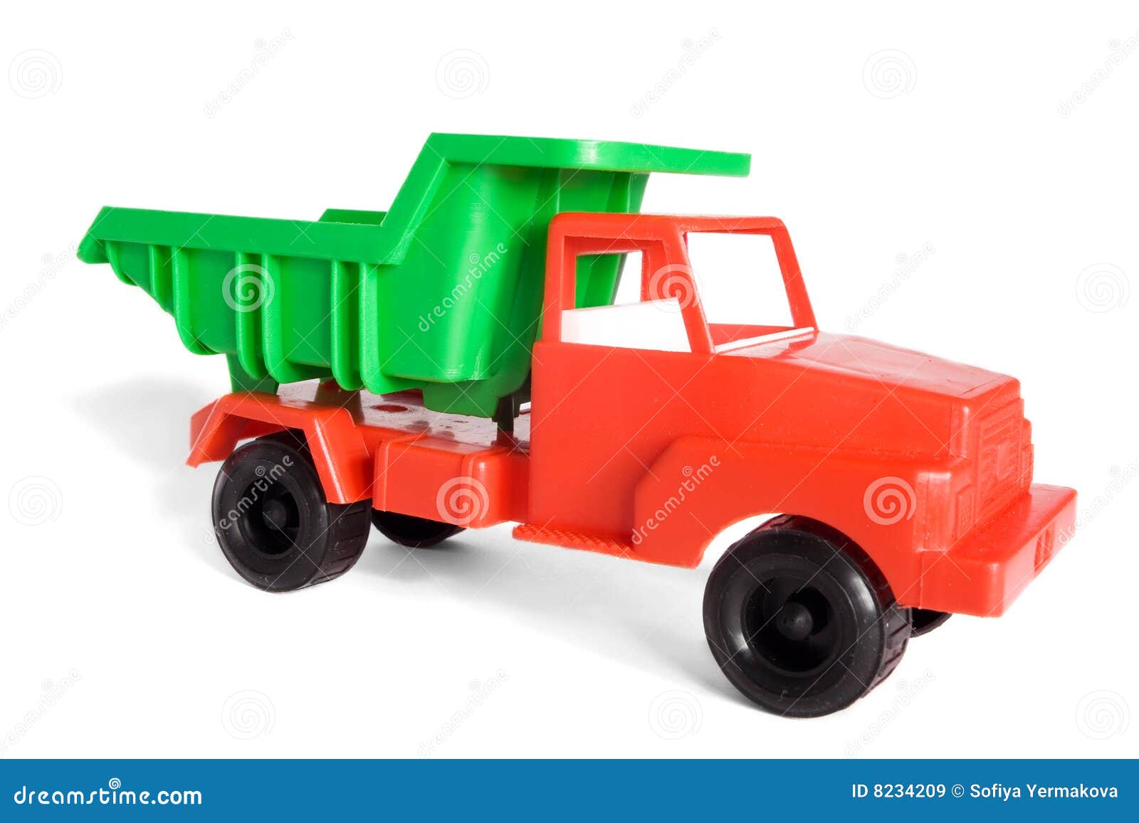 Toy lorry stock image. Image of playful, simple, wheel - 8234209