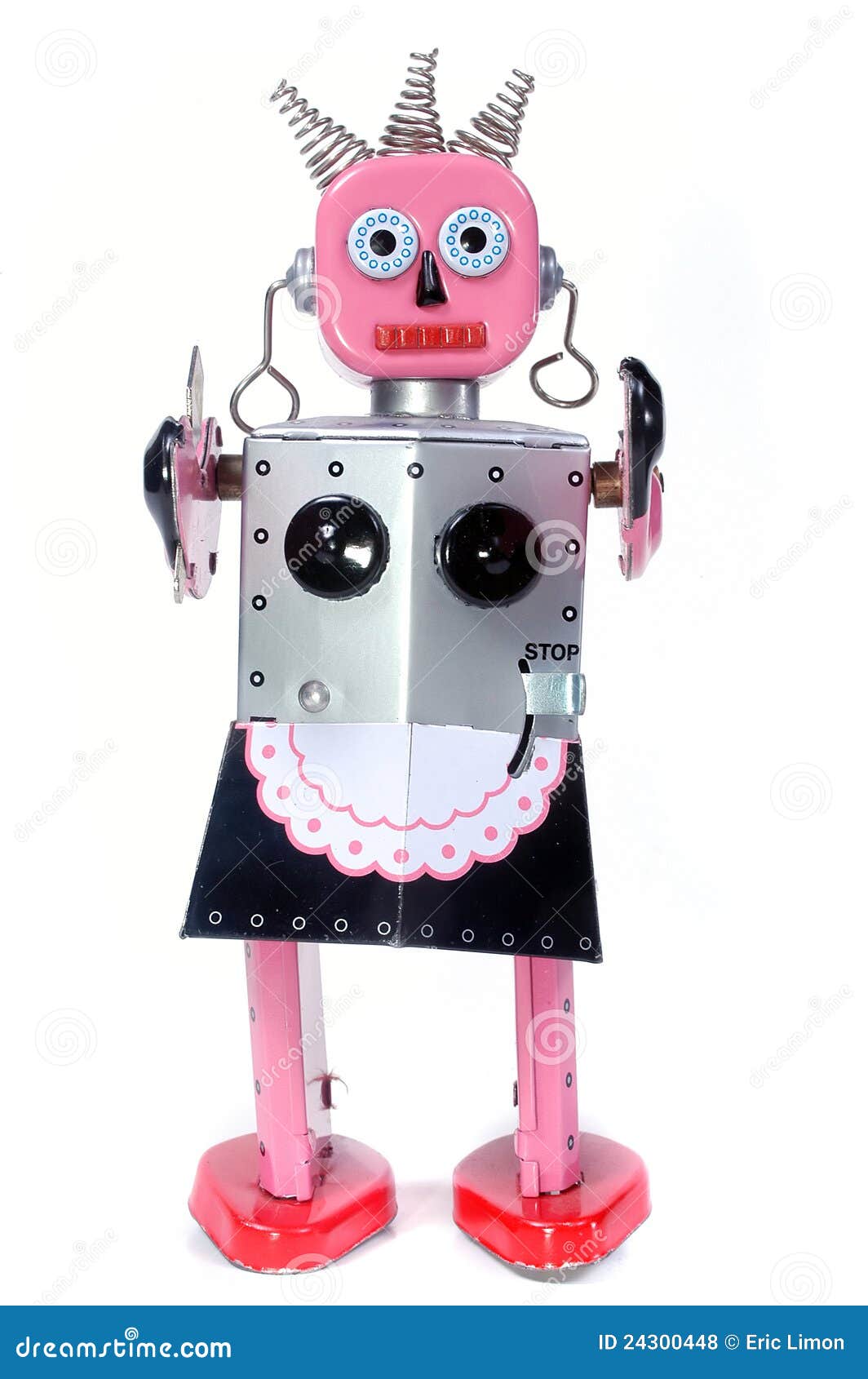 Toy maid robot stock photo. Image of vintage, maids, wind - 24300448