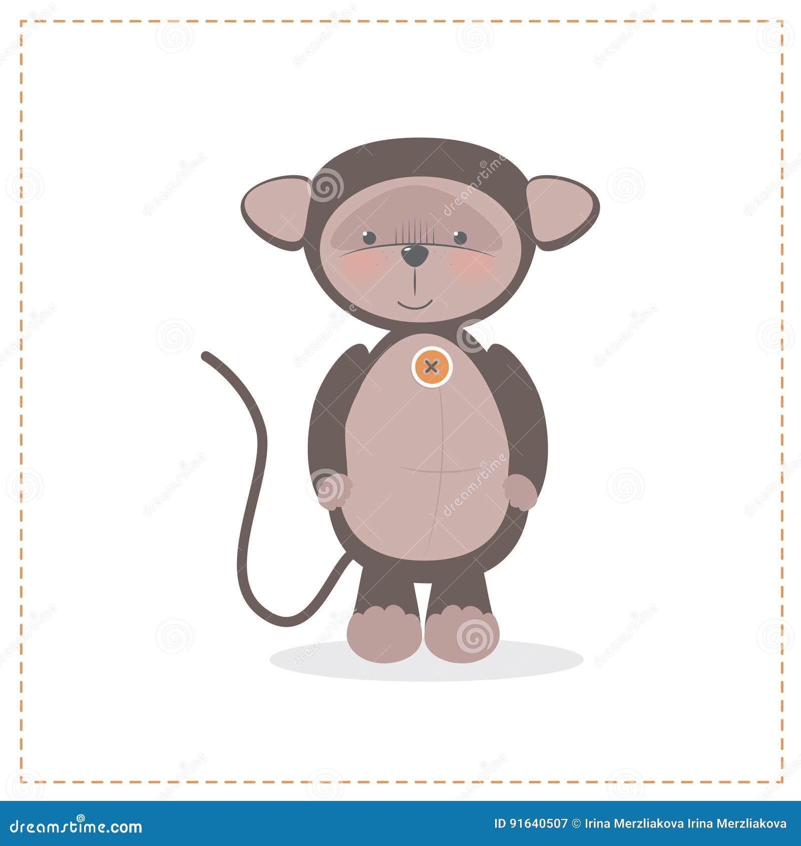 Monkey Cartoons ,Meter Wall Or Height Meter From 50 To 180 Centimeter ...