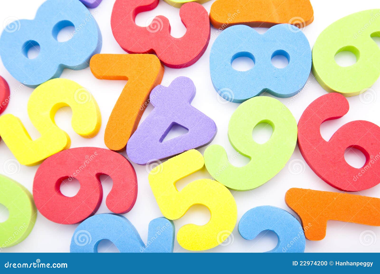 Background Of Numbers. From Zero To Nine. Background With Numbers ...