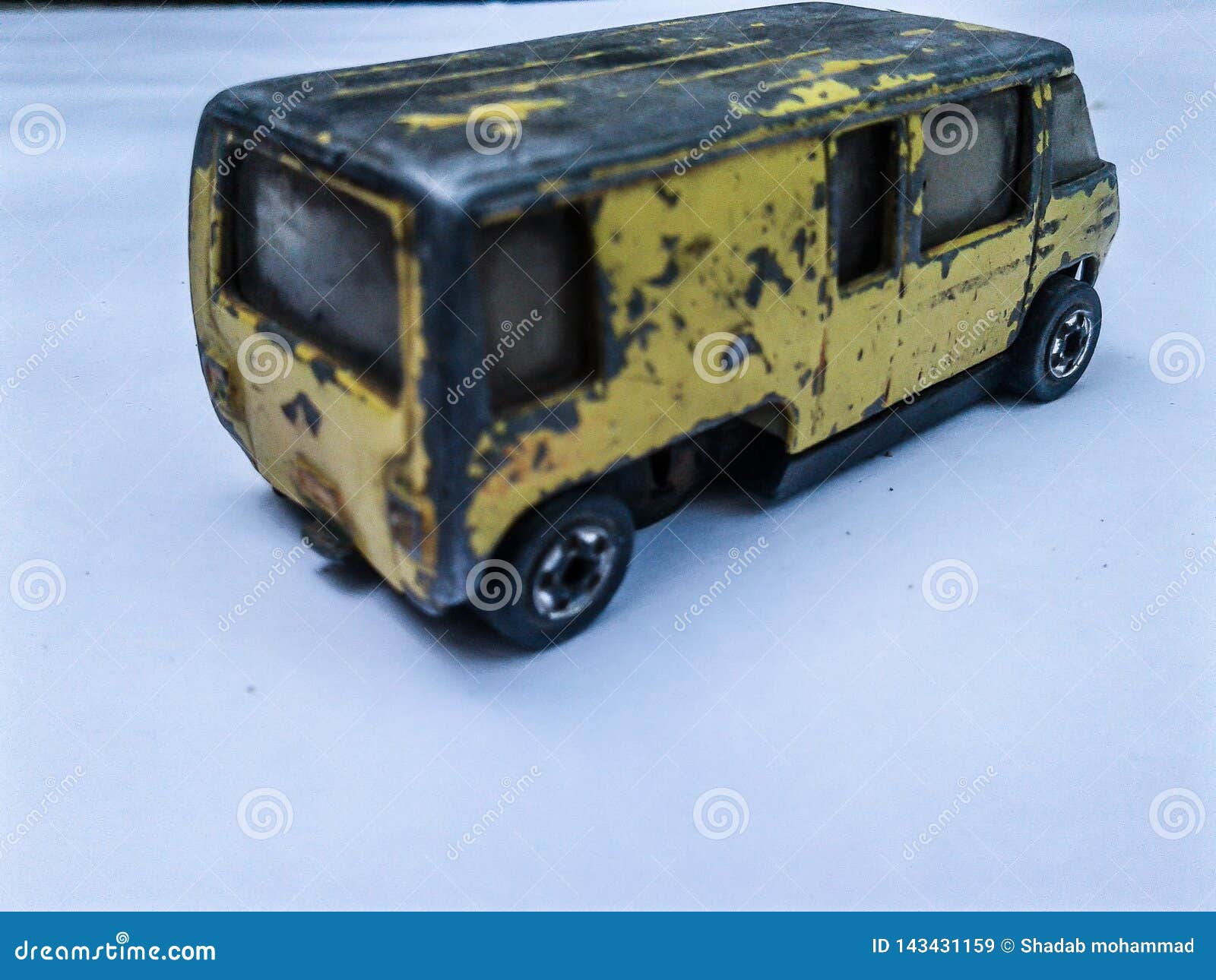 Toy old van stock image. Image of little, transportation - 143431159
