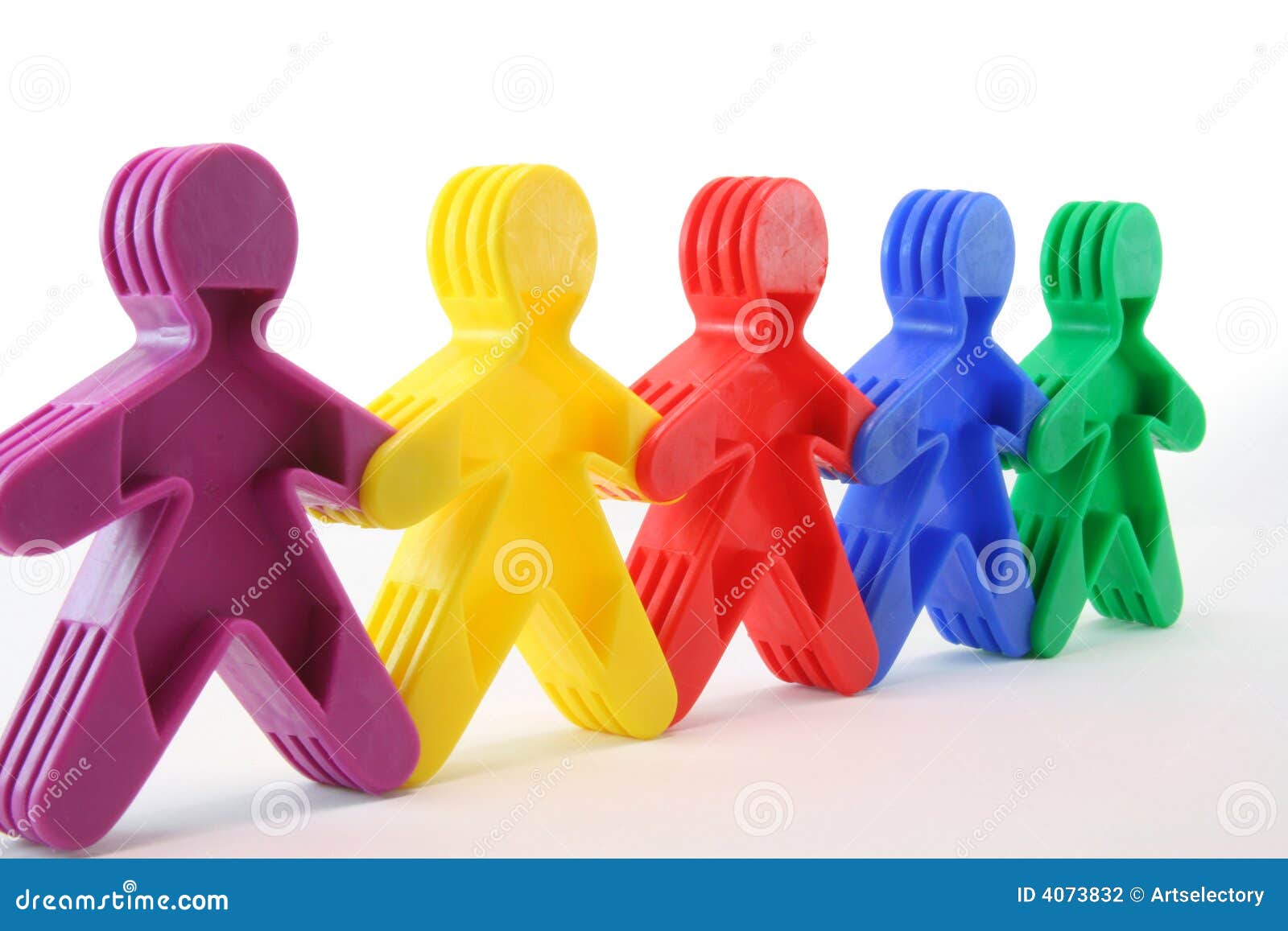 Toy People stock photo. Image of combined, children, hands - 4073832
