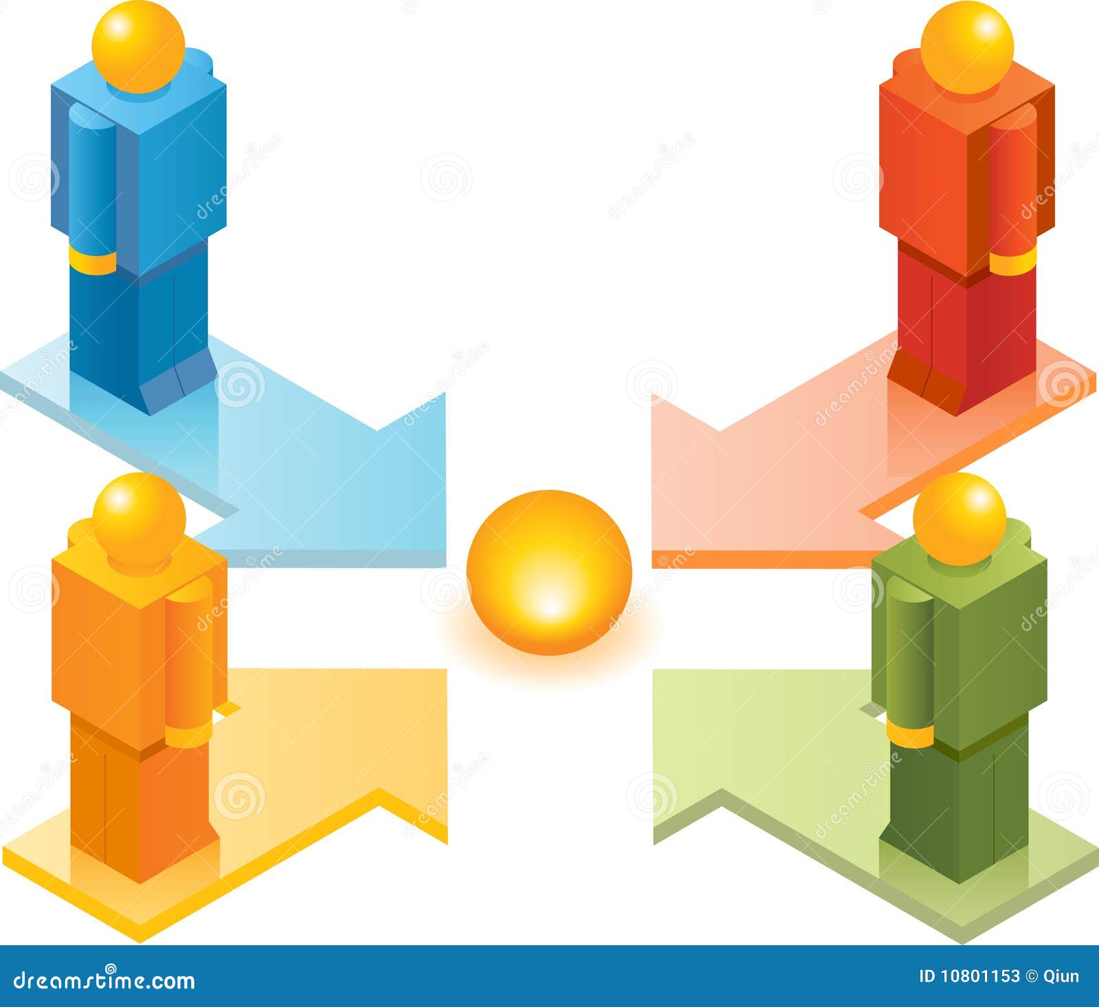 Toy People ISO_Go To Focus Point Stock Vector - Illustration of green ...