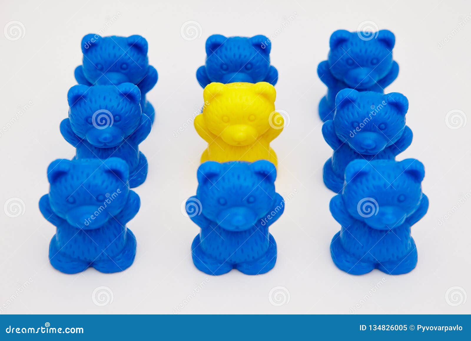 Toy plastic bears stock image. Image of colours, bear - 134826005