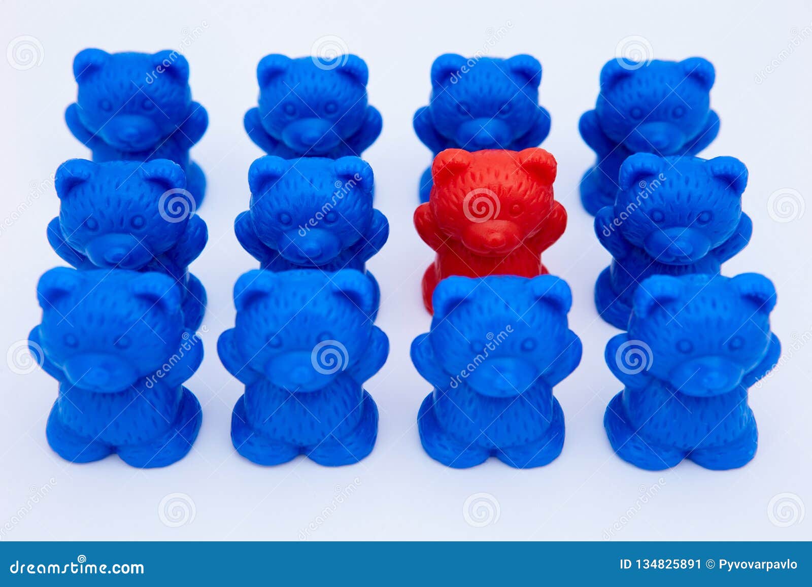 Toy plastic bears stock image. Image of bears, standing - 134825891
