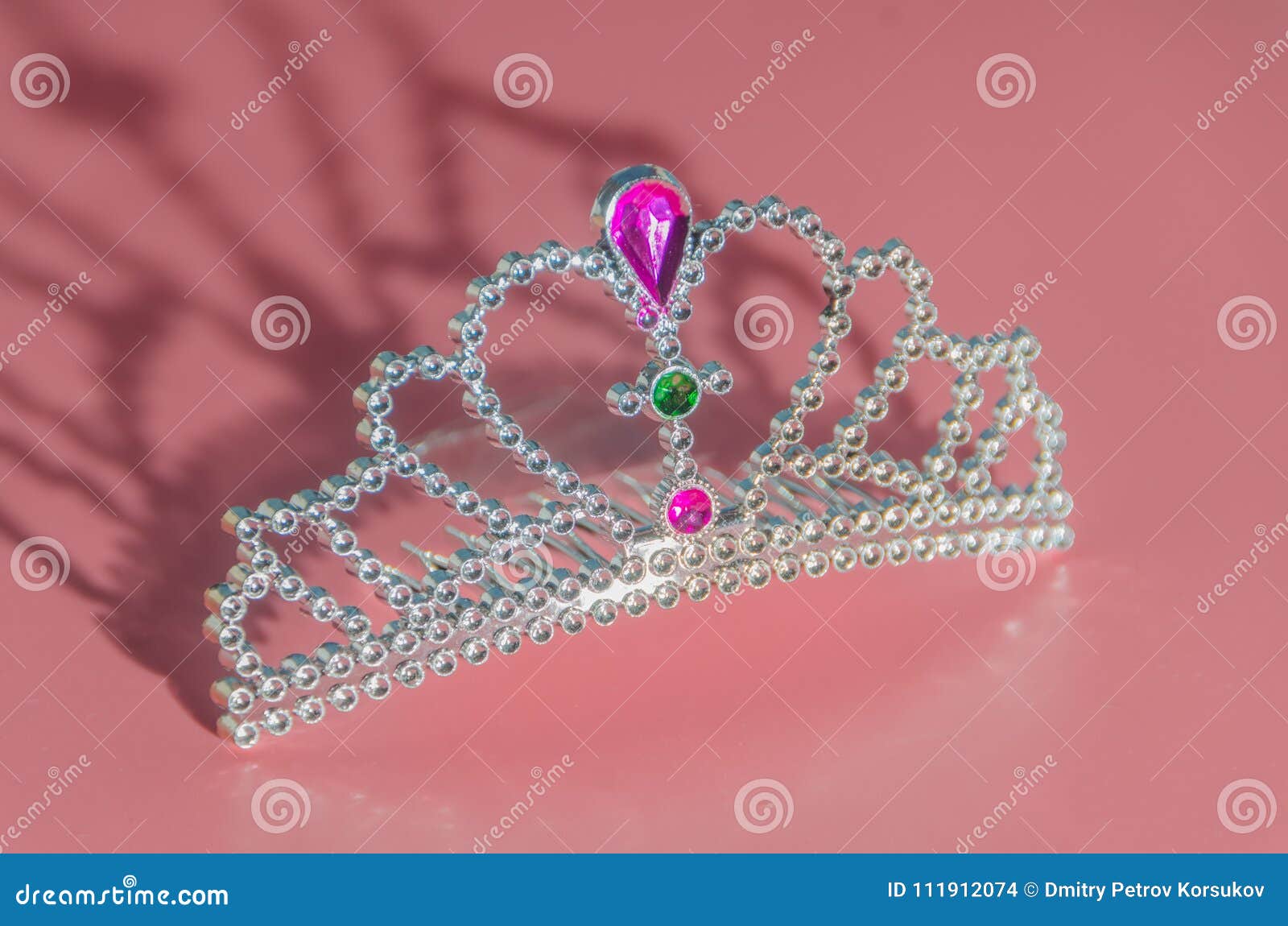 Plastic Tiara On White Background Royalty-Free Stock Image ...