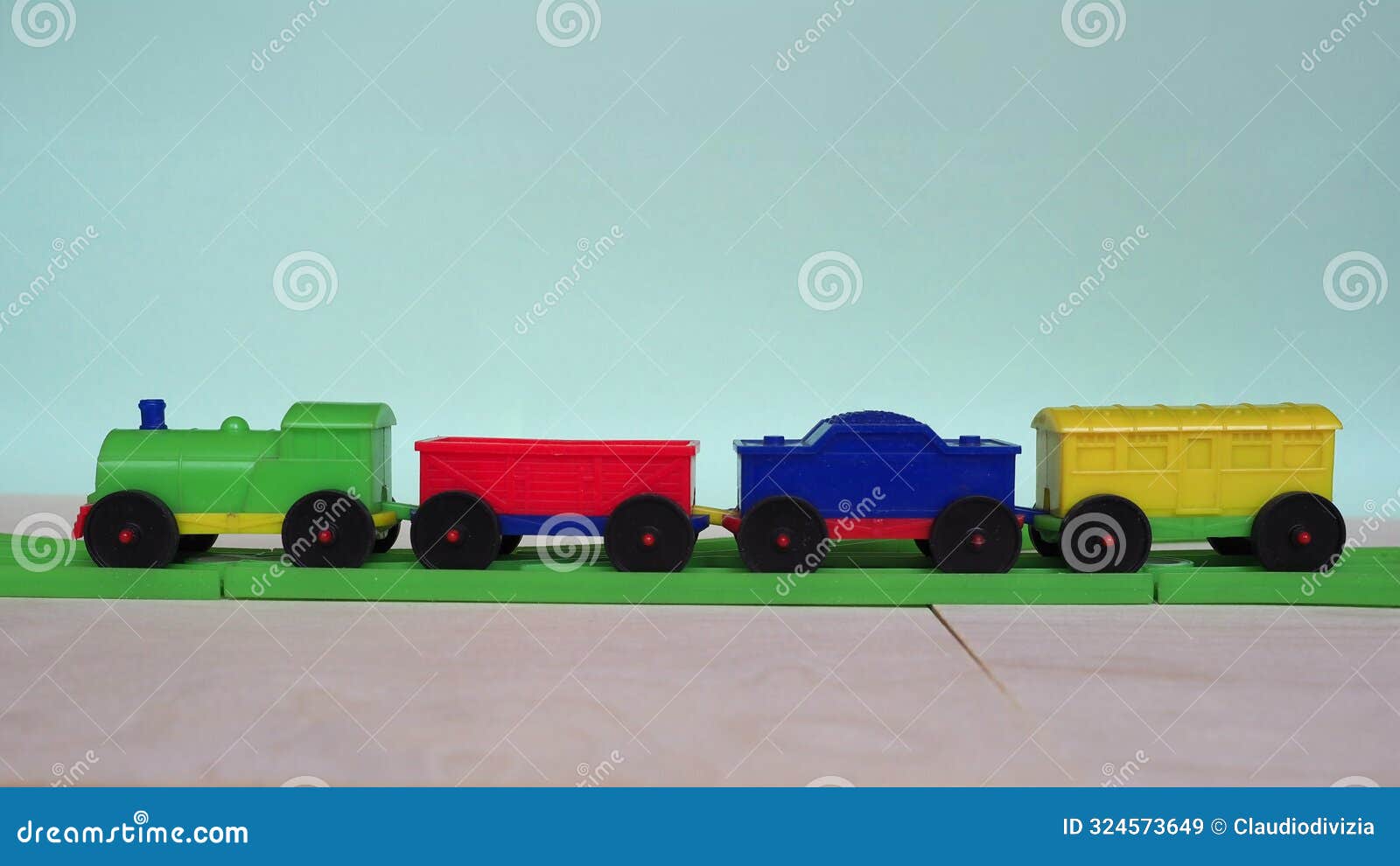 Toy plastic train stock image. Image of plastic, transit - 324573649