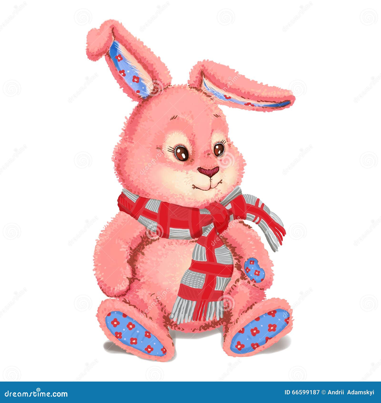 Set Of Pink Bunny Emoji Characters With Gift Boxes Royalty-Free Stock ...