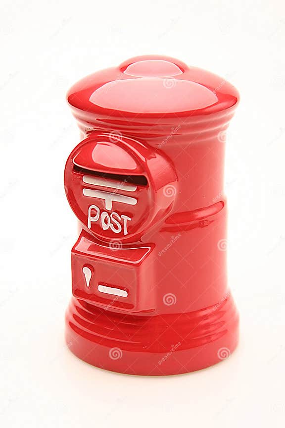 Toy Post Box stock photo. Image of airmail, post, british - 9534978