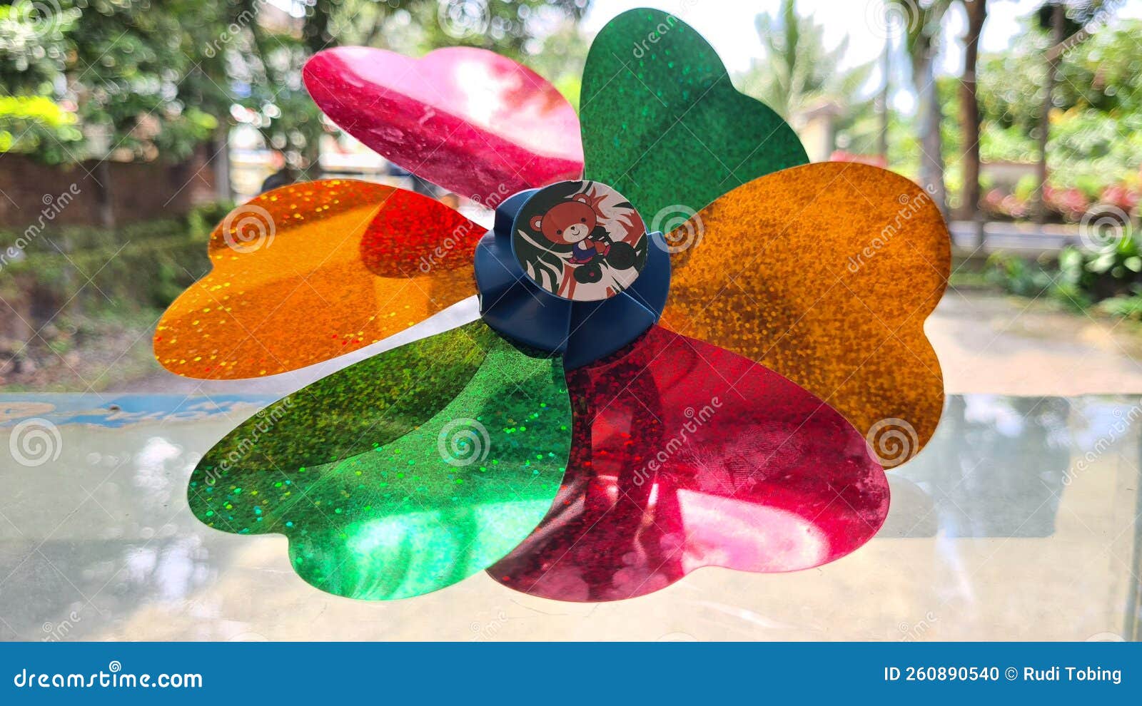 Toy Propeller Made of Shiny Plastic Stock Photo - Image of yellow ...