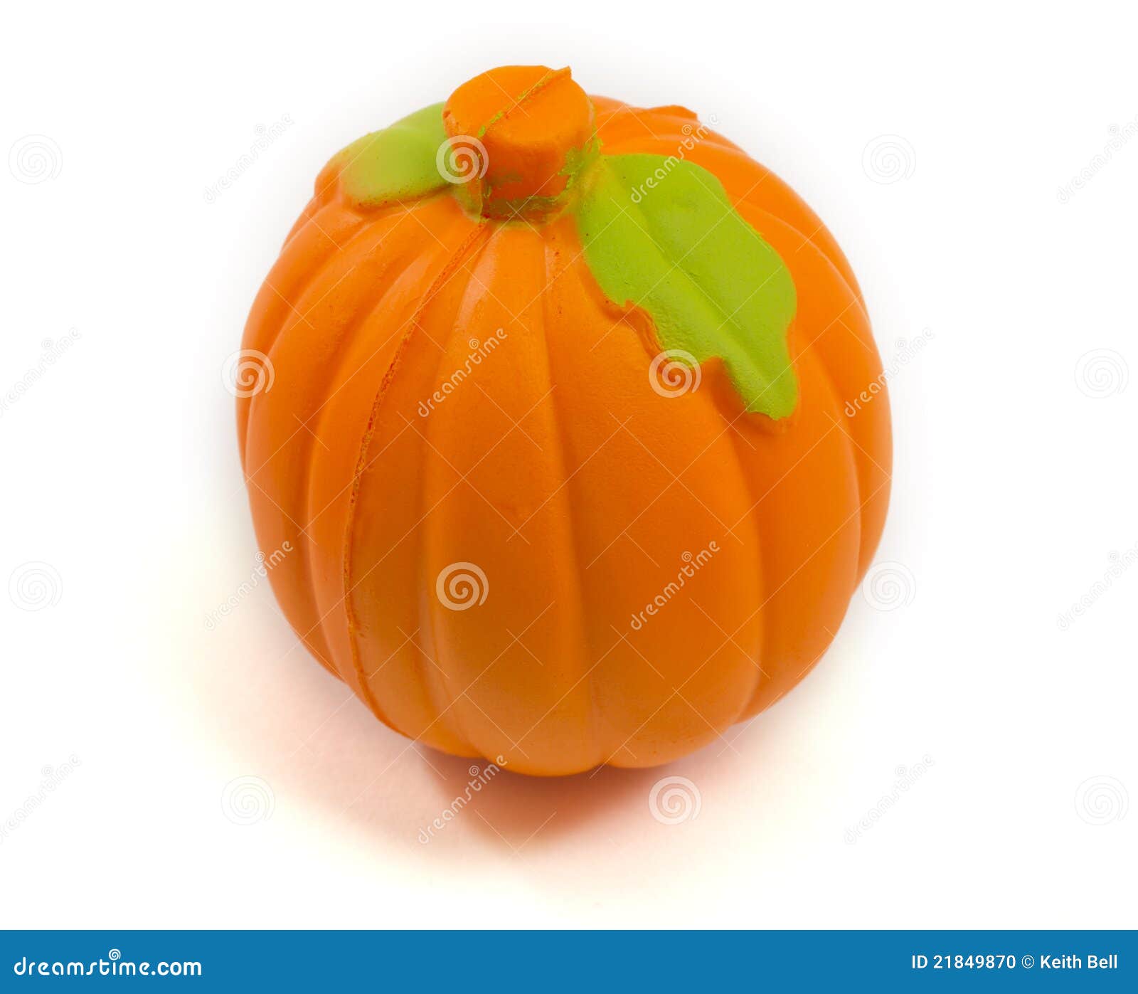 Toy Pumpkin Stressball stock photo. Image of stress, treat - 21849870