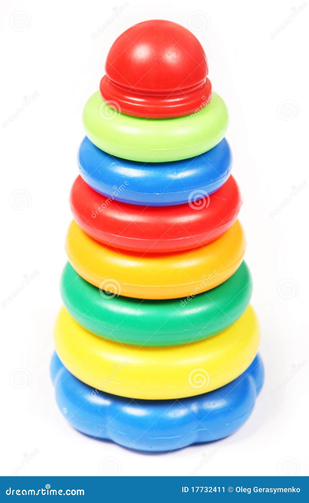 Toy pyramid stock image. Image of circle, plastic, color - 17732411