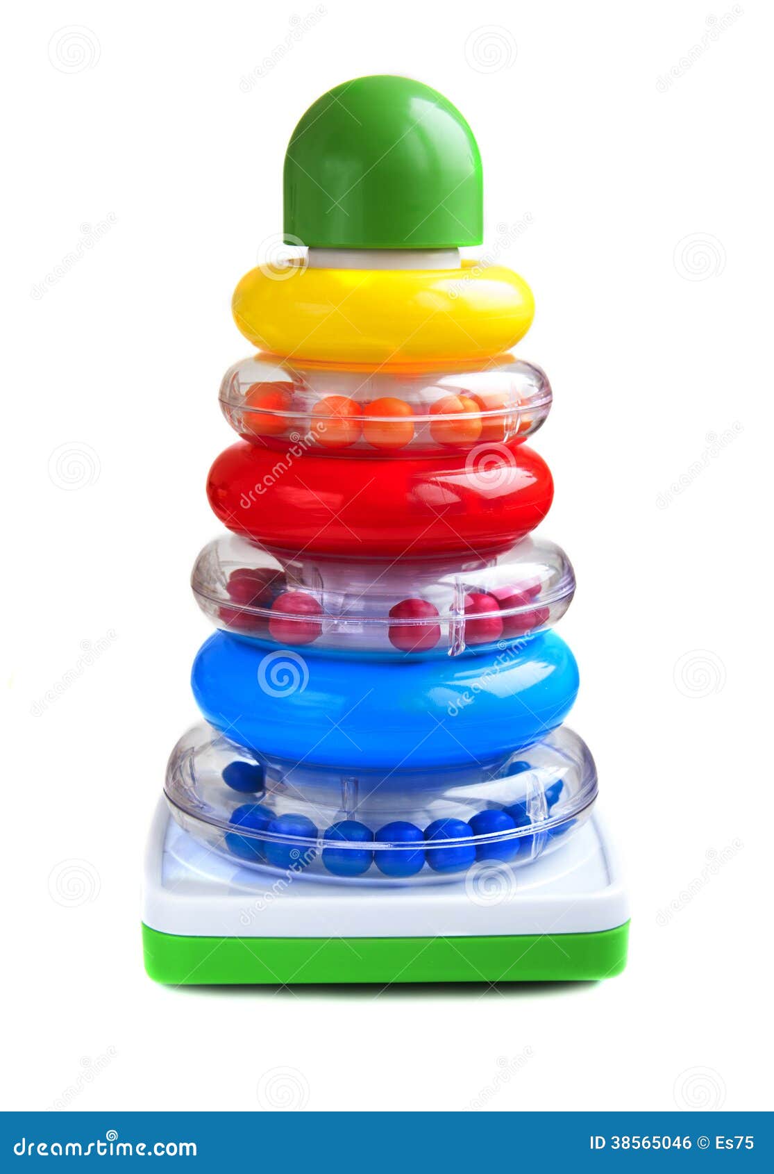 Toy Pyramid photo stock. Image du couleurs, enfance, enfants - 38565046