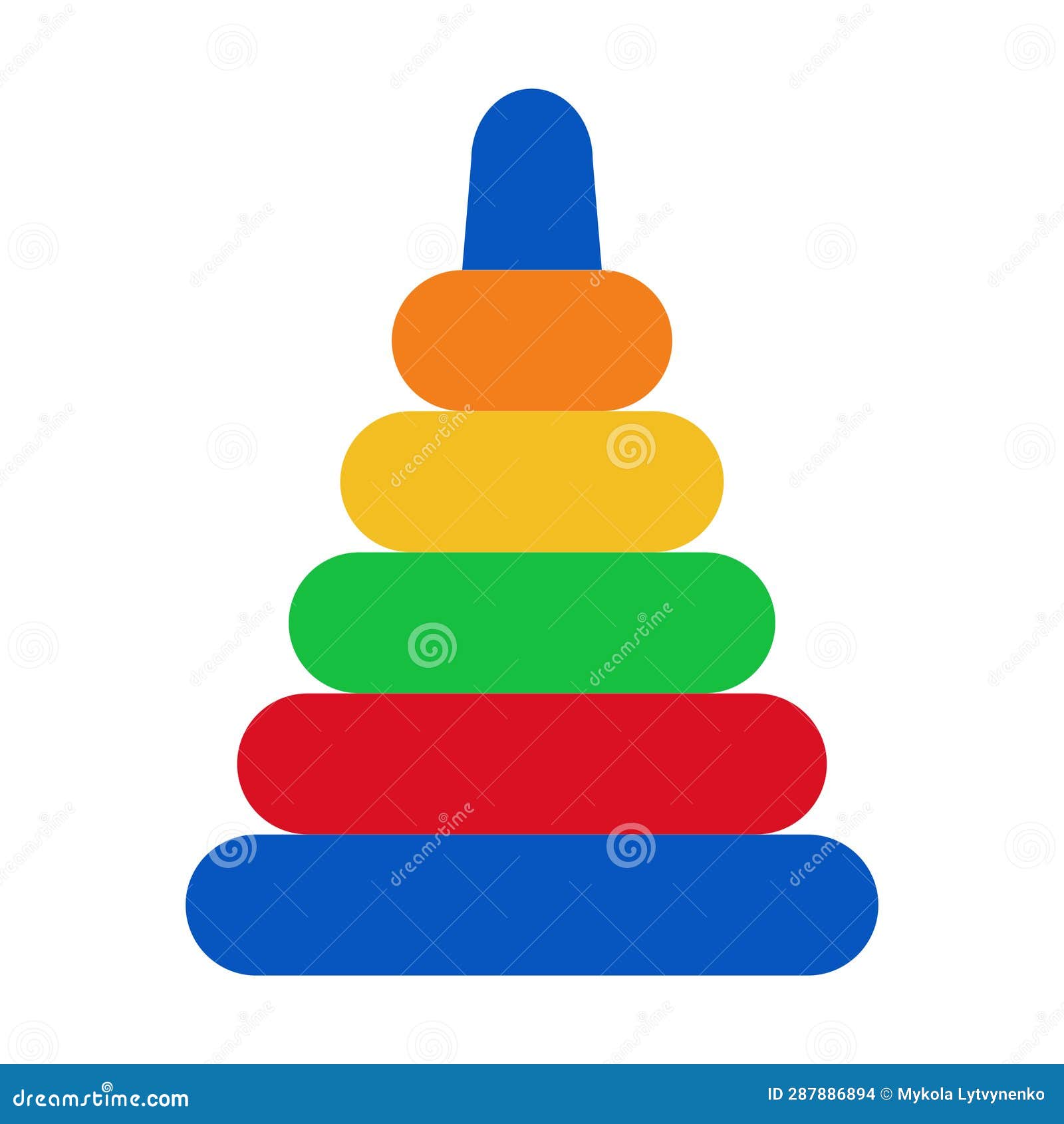 Toy Pyramid for Development Young Children, Education Play Cute Toy ...