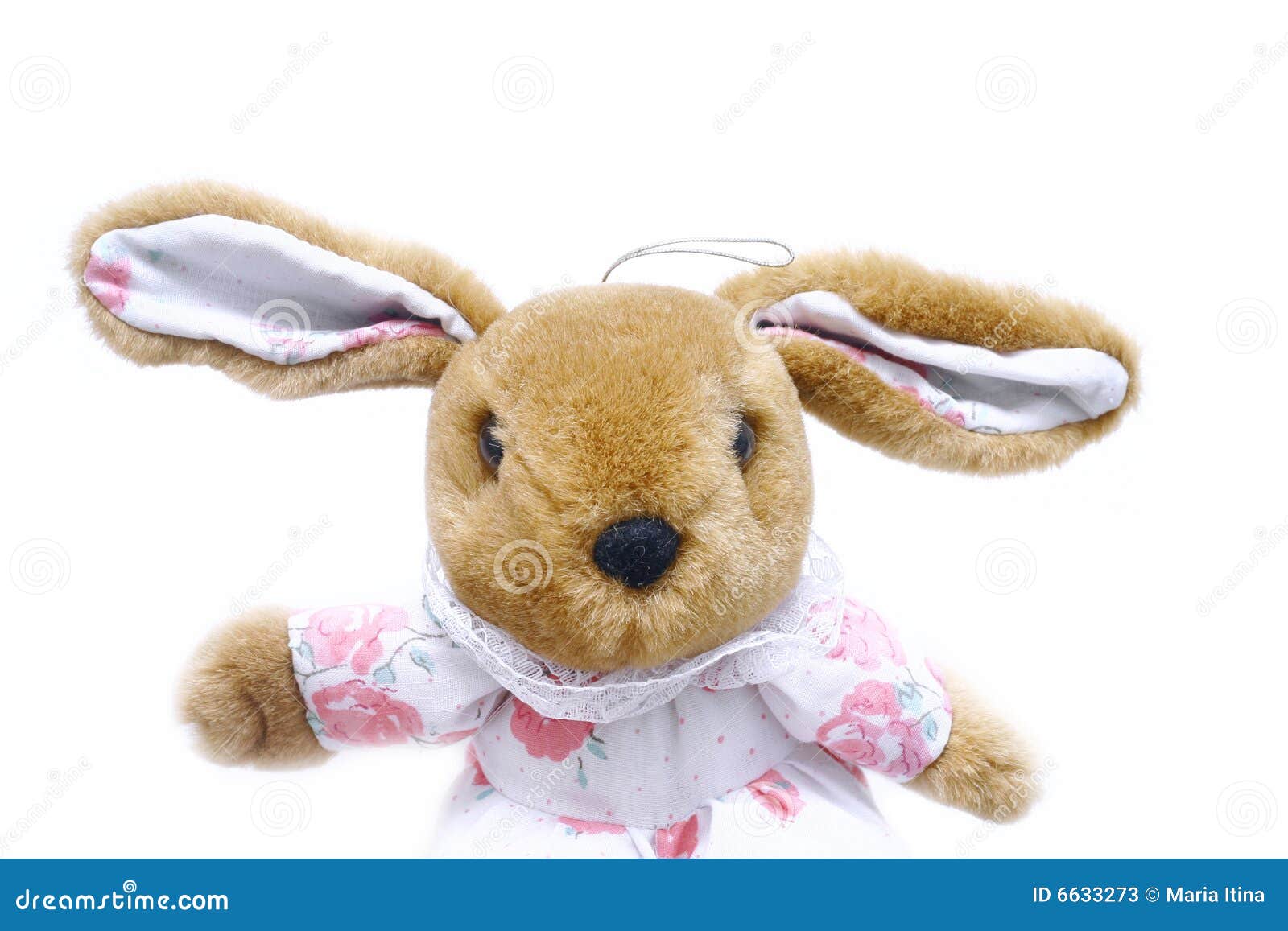 Toy rabbit stock image. Image of isolated, doll, easter - 6633273