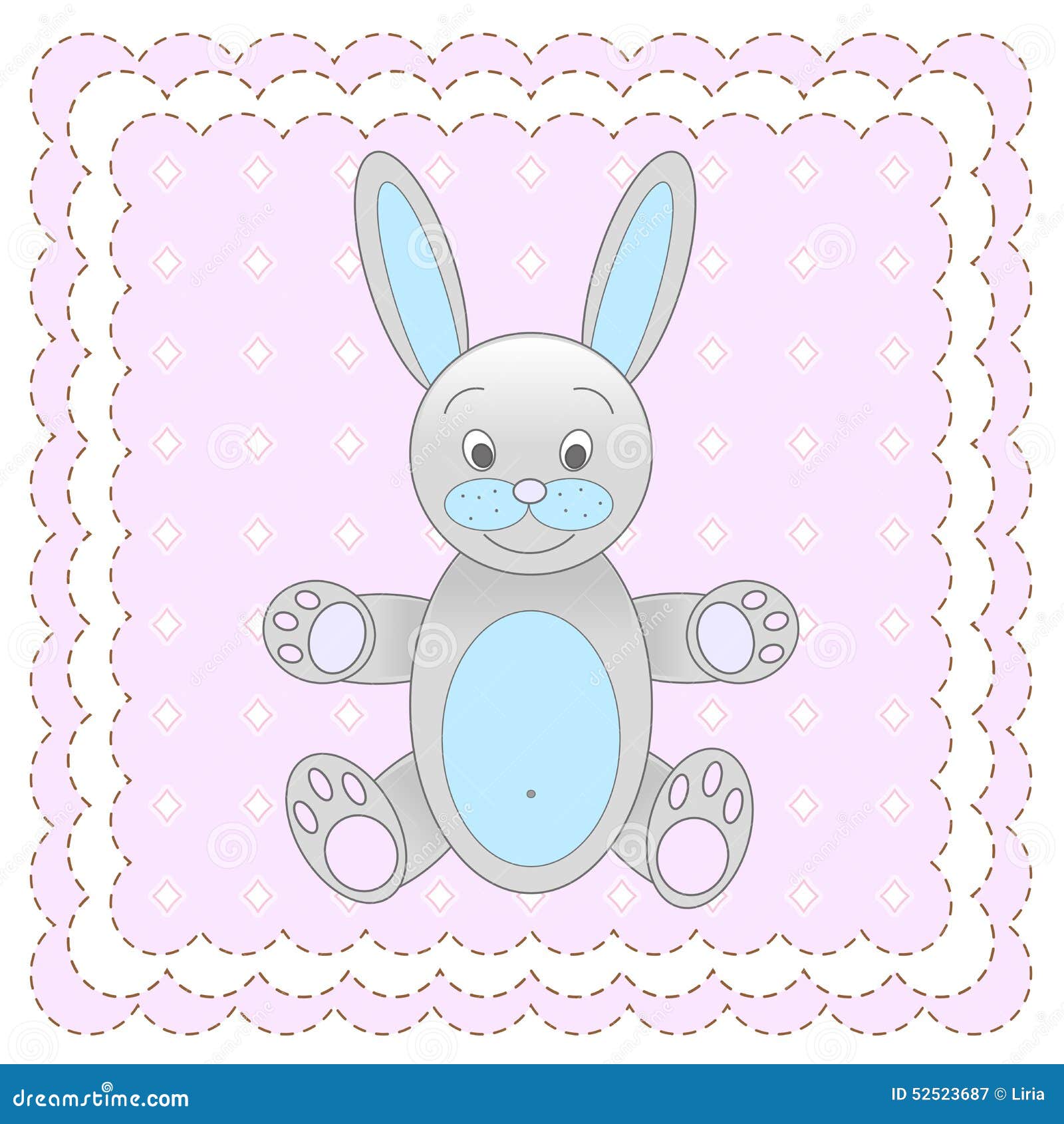 Toy Rabbit Cartoon Vector | CartoonDealer.com #52523687