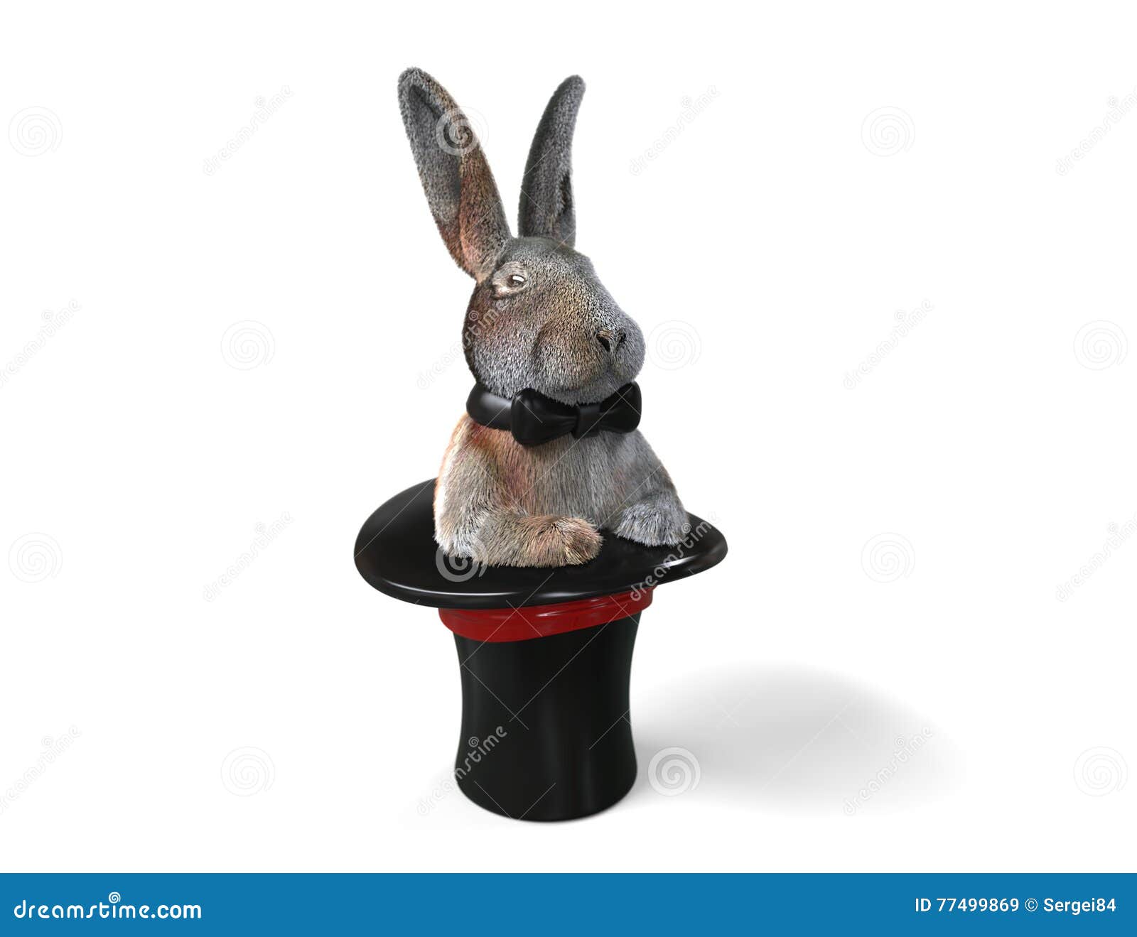 Toy rabbit stock image. Image of magic, isolated, magician - 77499869