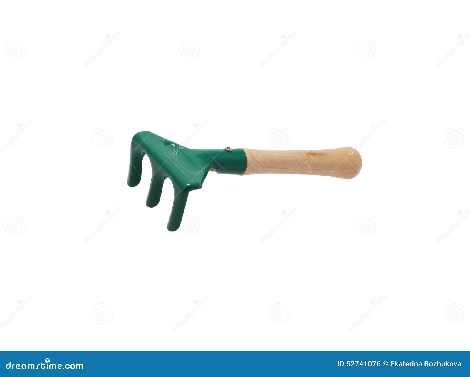 Toy rake. stock photo. Image of equipment, isolated, hobbies - 52741076