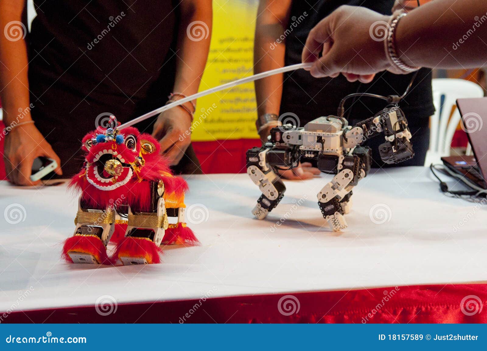 The Toy Robots in Chinese New Year Celebration Editorial Stock Image ...