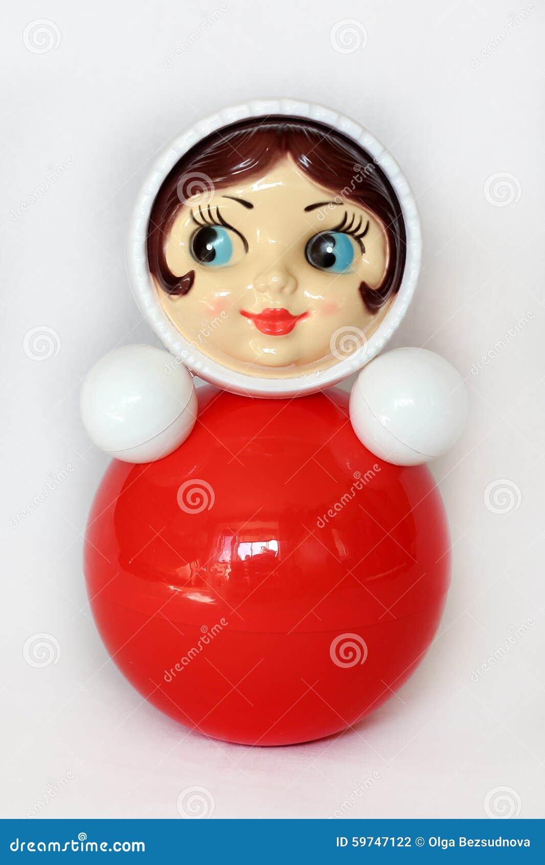 Toy roly-poly stock photo. Image of subject, funny, form - 59747122