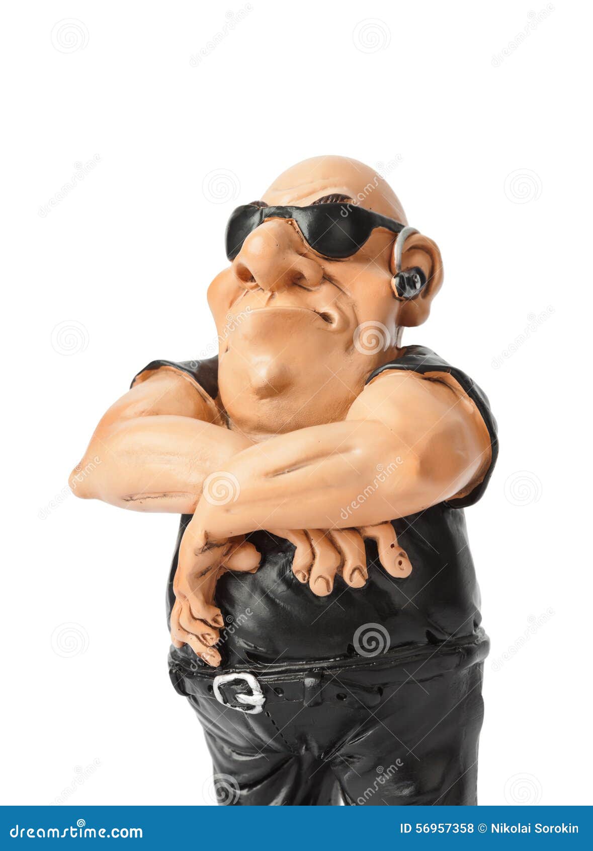 Toy security guard stock photo. Image of humor, boss - 56957358