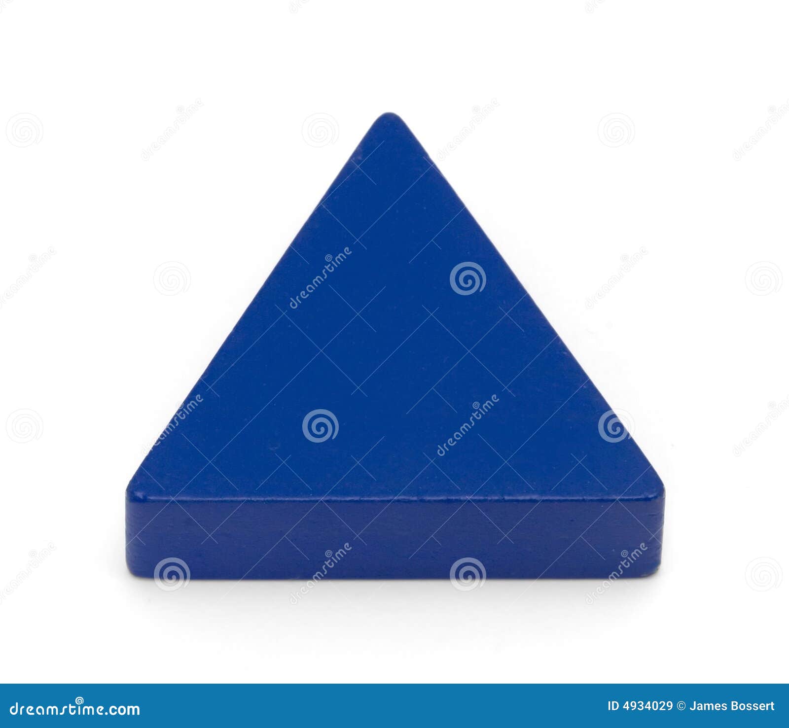 Toy Shapes - Blue Triangle Royalty Free Stock Images - Image: 4934029