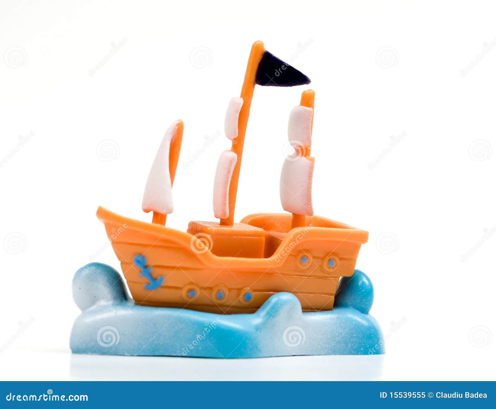 Toy Ship stock image. Image of plastic, vintage, wind - 15539555