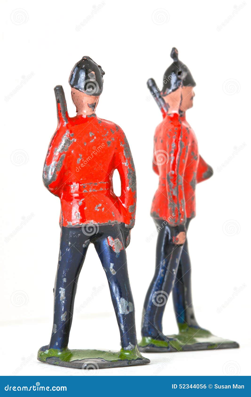 Toy Soldiers - Marching Guards with Rifles Stock Photo - Image of ...