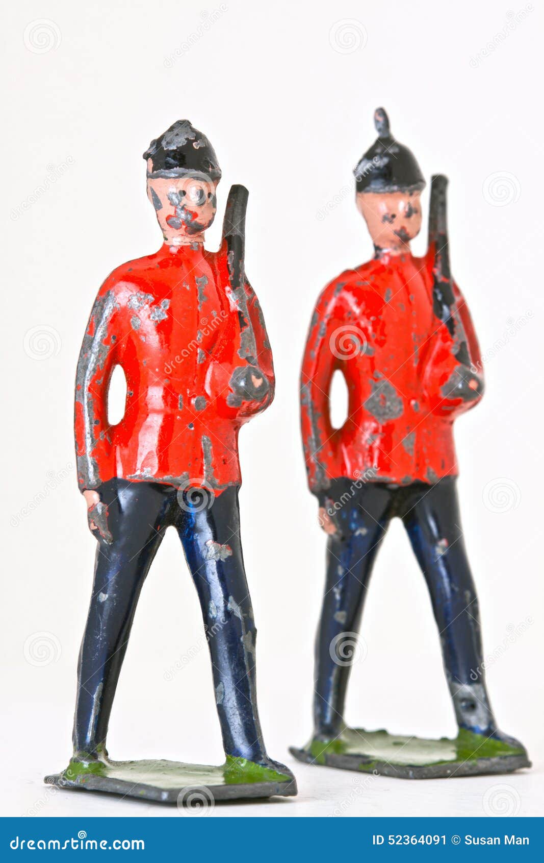 Toy Soldiers - Marching Guards with Rifles Stock Image - Image of ...