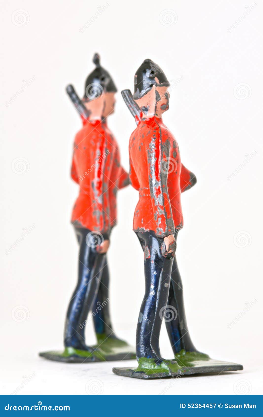 Toy Soldiers - Marching Sideway Stock Image - Image of figurine ...