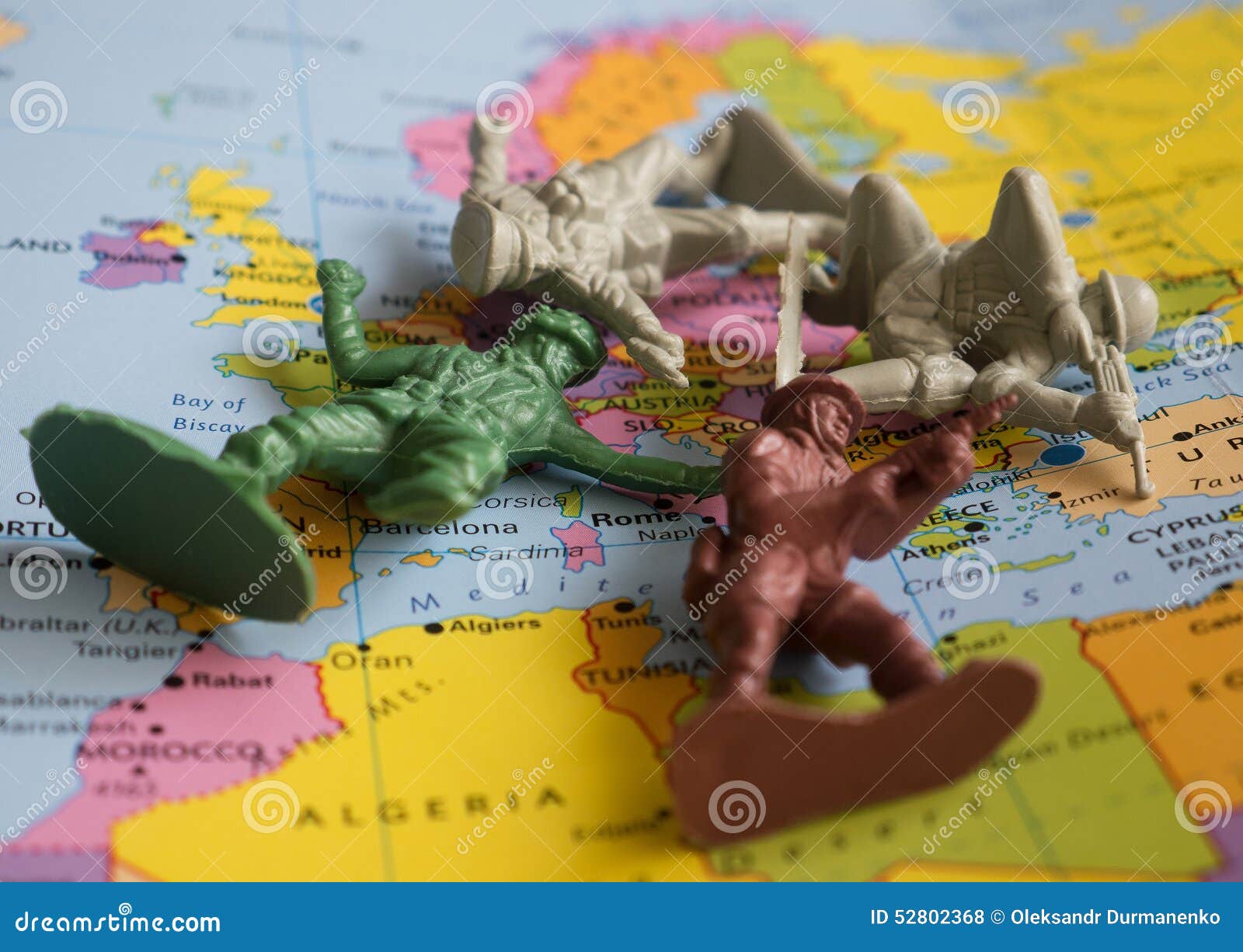 Toy soldiers stock photo. Image of continents, attack - 52802368