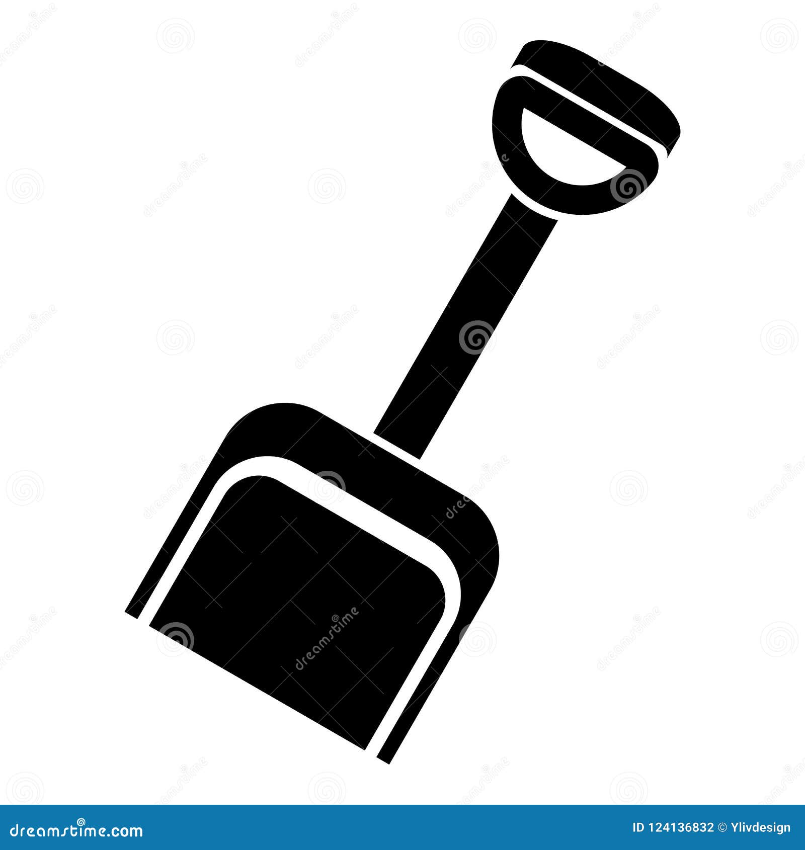 Toy Spade Icon, Simple Style Stock Vector - Illustration of equipment ...