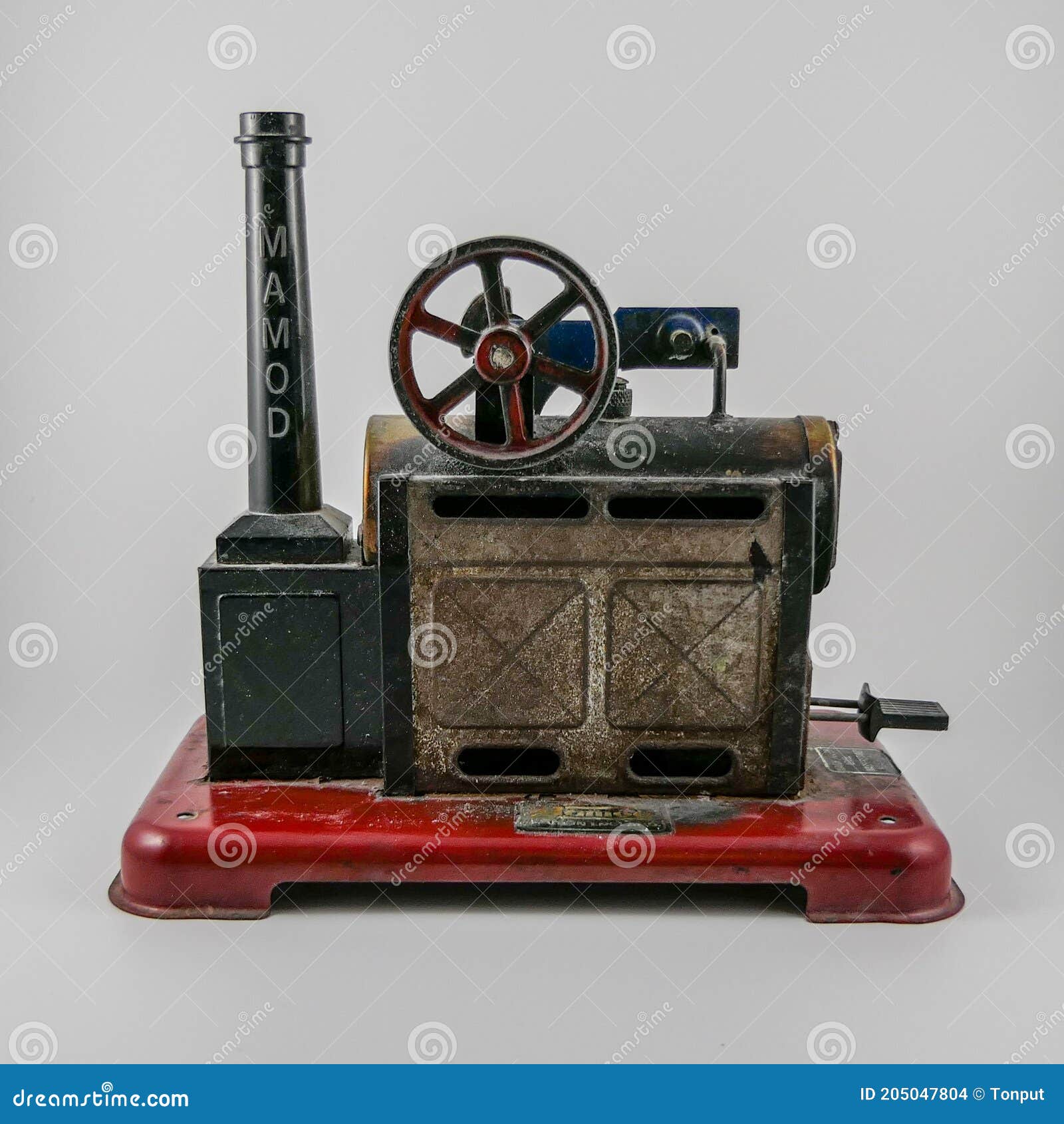 Toy steam engine editorial stock image. Image of aged - 205047804