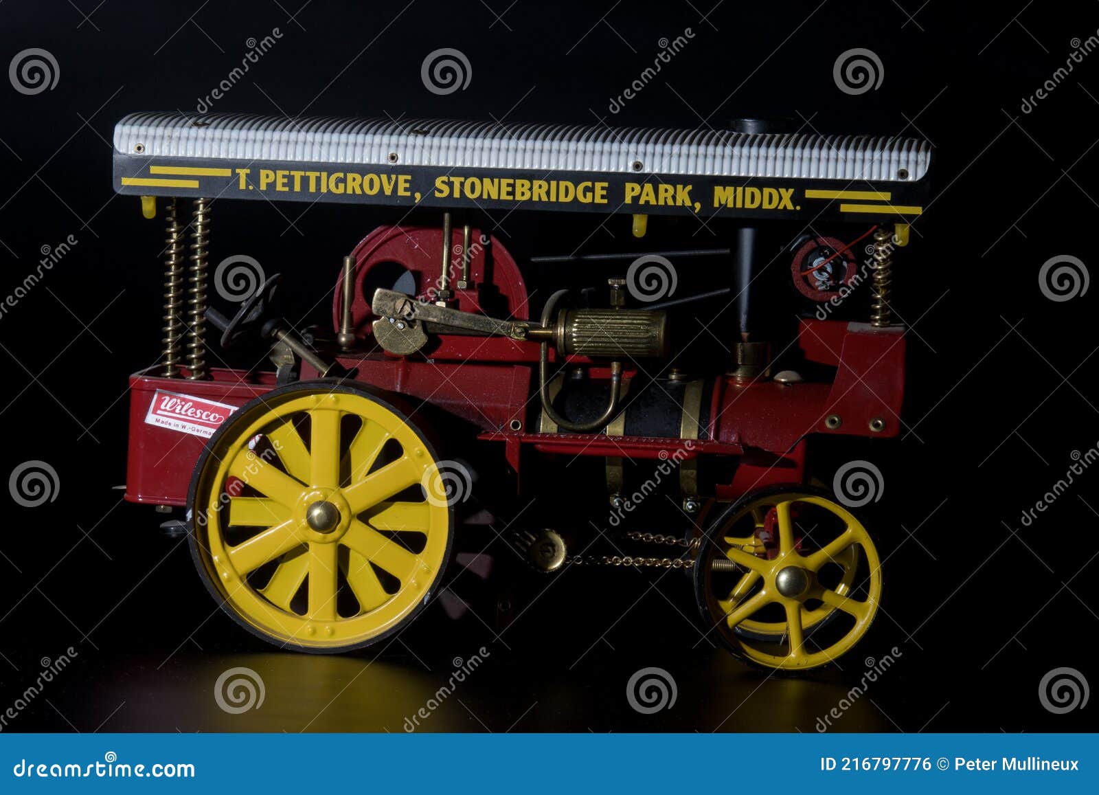 Toy steam engine stock photo. Image of working, emissions - 216797776