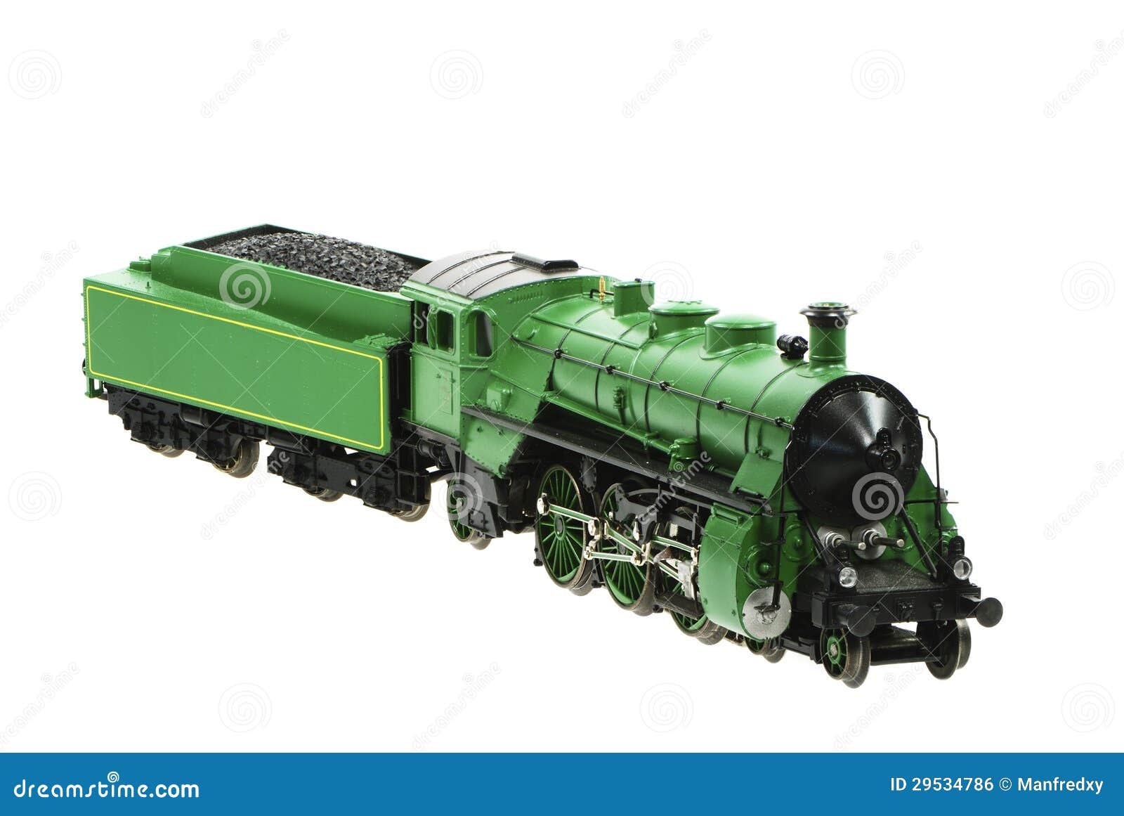 Toy Steam Locomotive stock photo. Image of train, isolated - 29534786