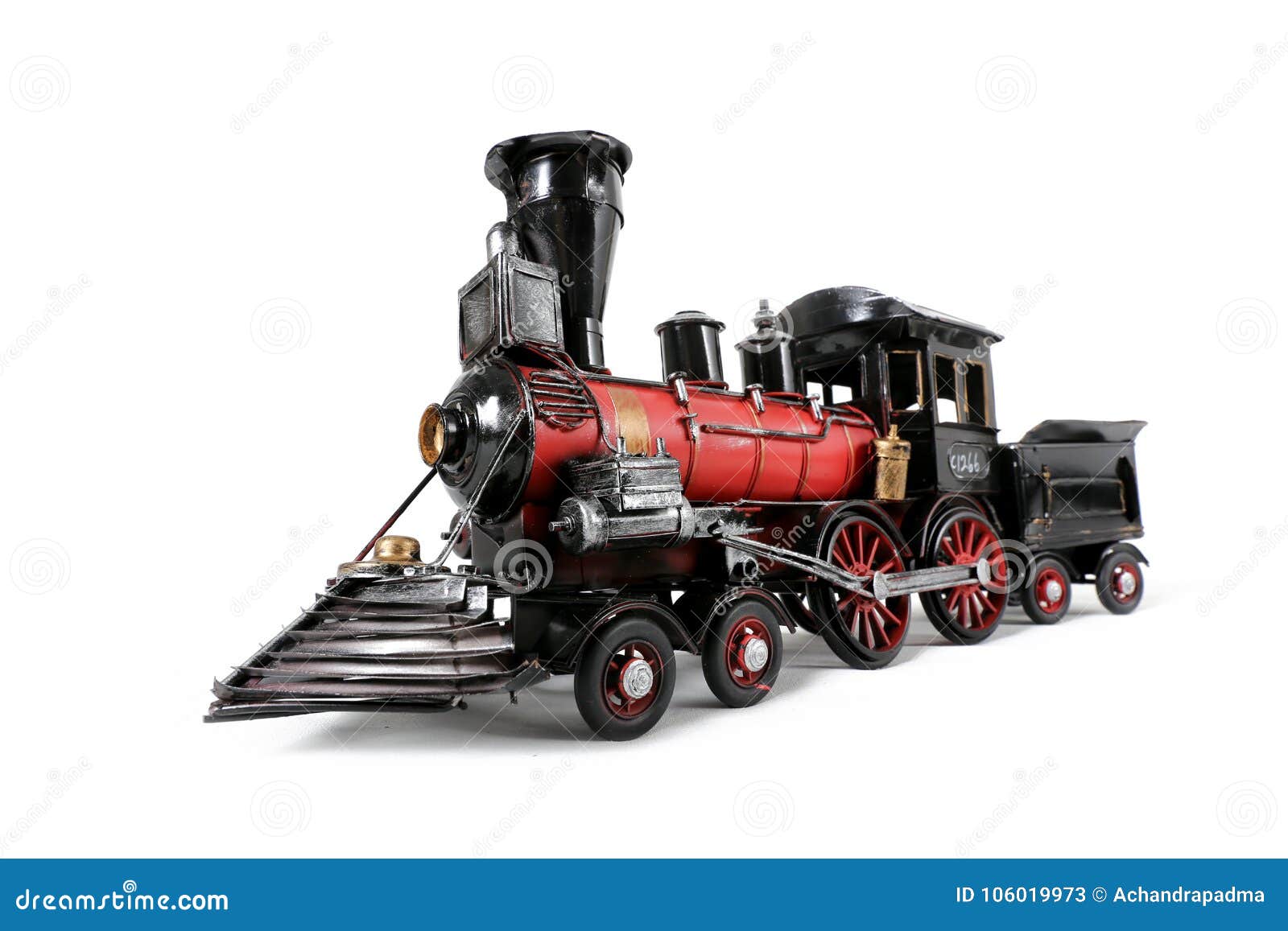 Toy Steam Locomotive Train Engine Miniatura Imagen de archivo - Imagen ...