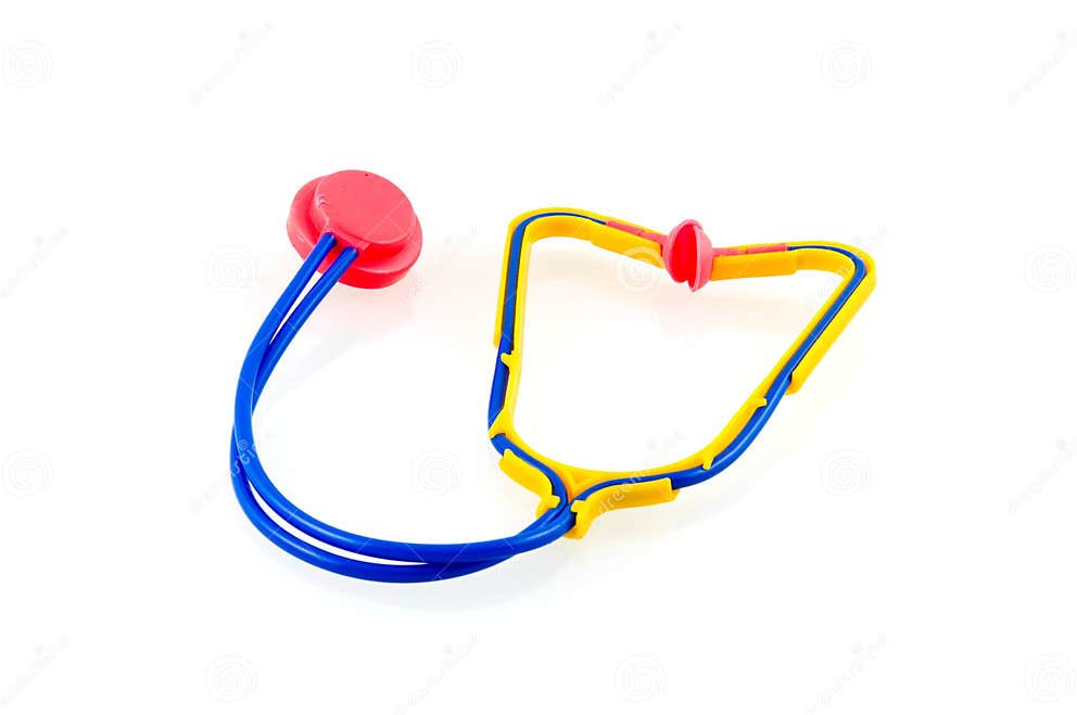 Toy stethoscope stock photo. Image of doctor, object - 10059586