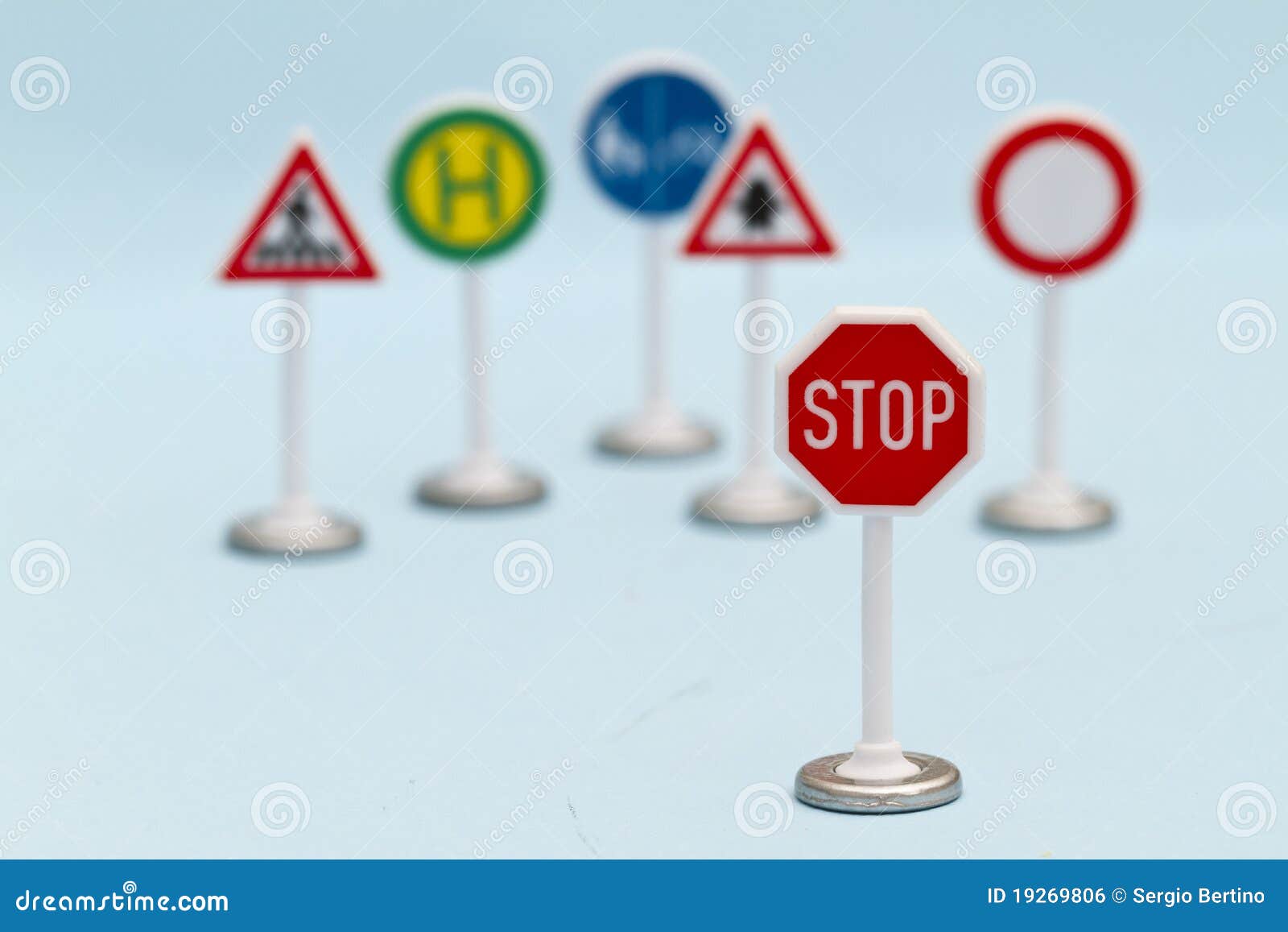 Toy Stop Street Signs stock photo. Image of traffic, street - 19269806