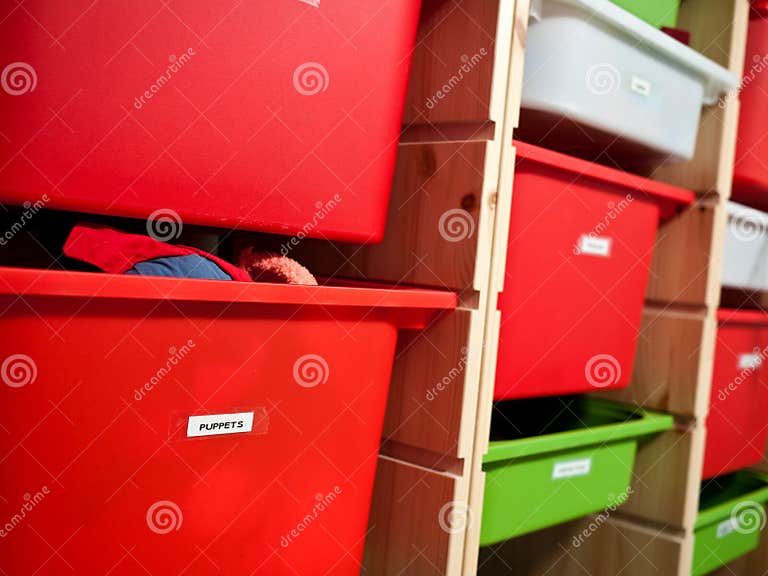 Toy storage stock image. Image of label, toys, container - 12390257