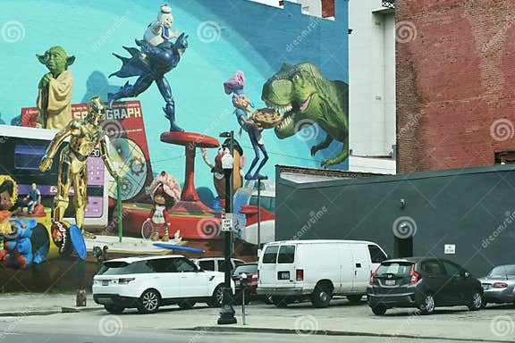 Toy Story Mural imagem de stock editorial. Imagem de jogo - 91400249