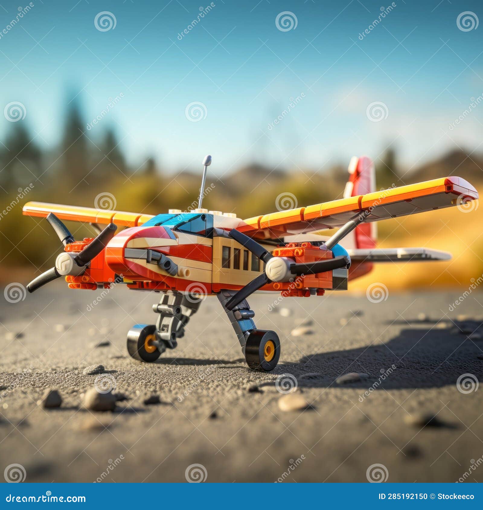 Airplane With Propellers Color Icon. Elements Of A Controlled Aircraft ... Airplane With Propellers Color Icon. Elements Of A Controlled Aircraft ...