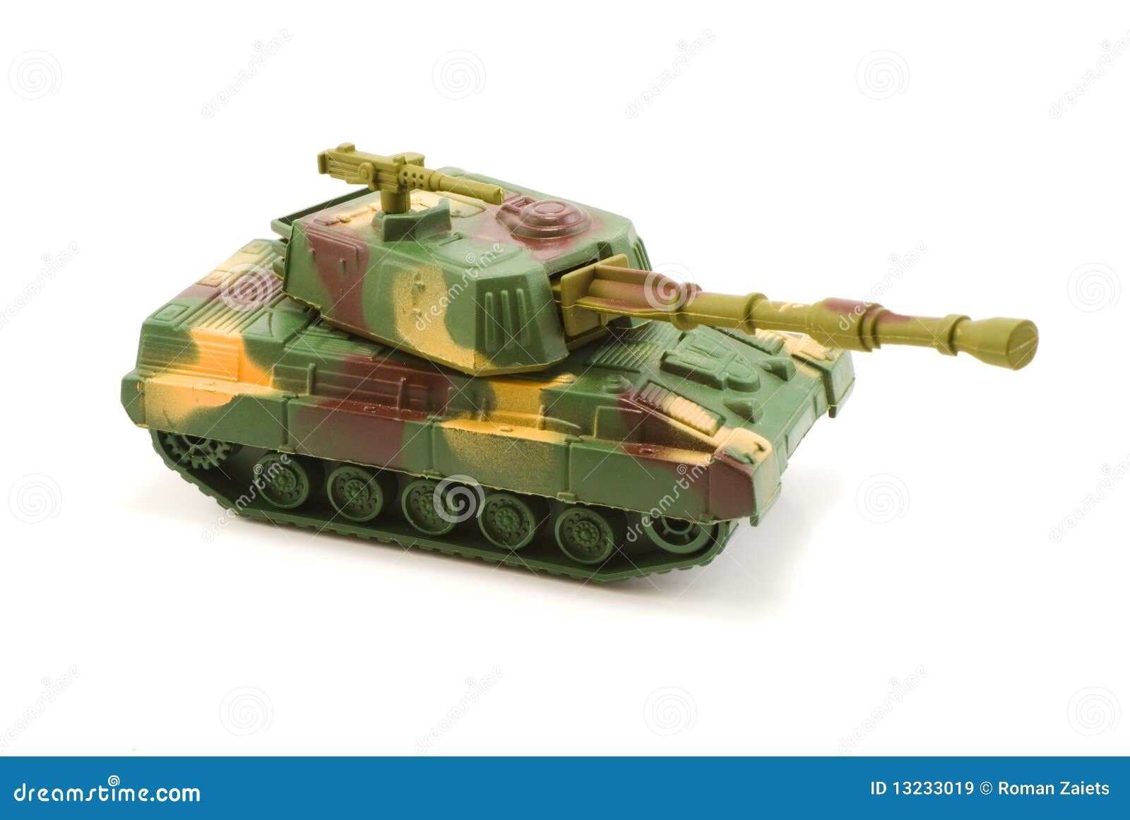 Toy tank stock image. Image of white, military, isolated - 13233019