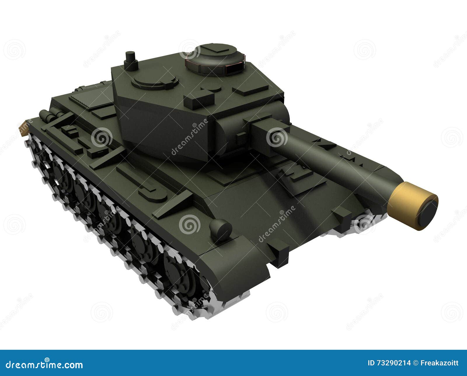 Toy tank render stock photo. Image of machine, white - 73290214
