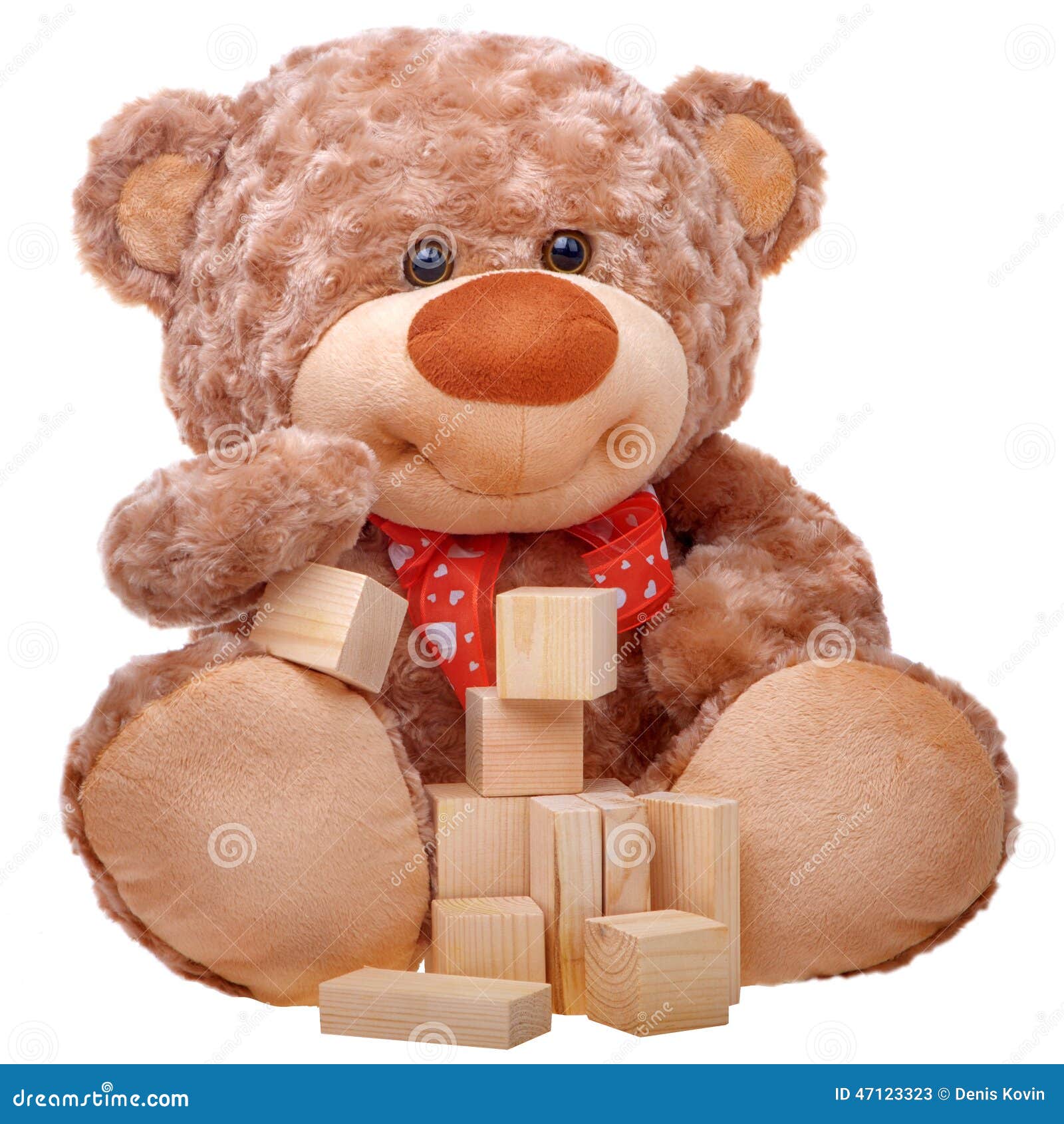 Toy Teddy Bear Building Tower Stock Image - Image of blocks, bear: 47123323