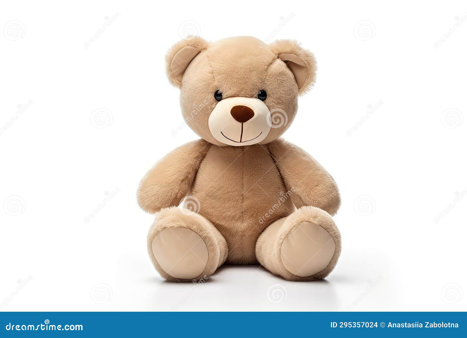 Toy Teddy for Kids, Isolated on White Background Stock Illustration ...